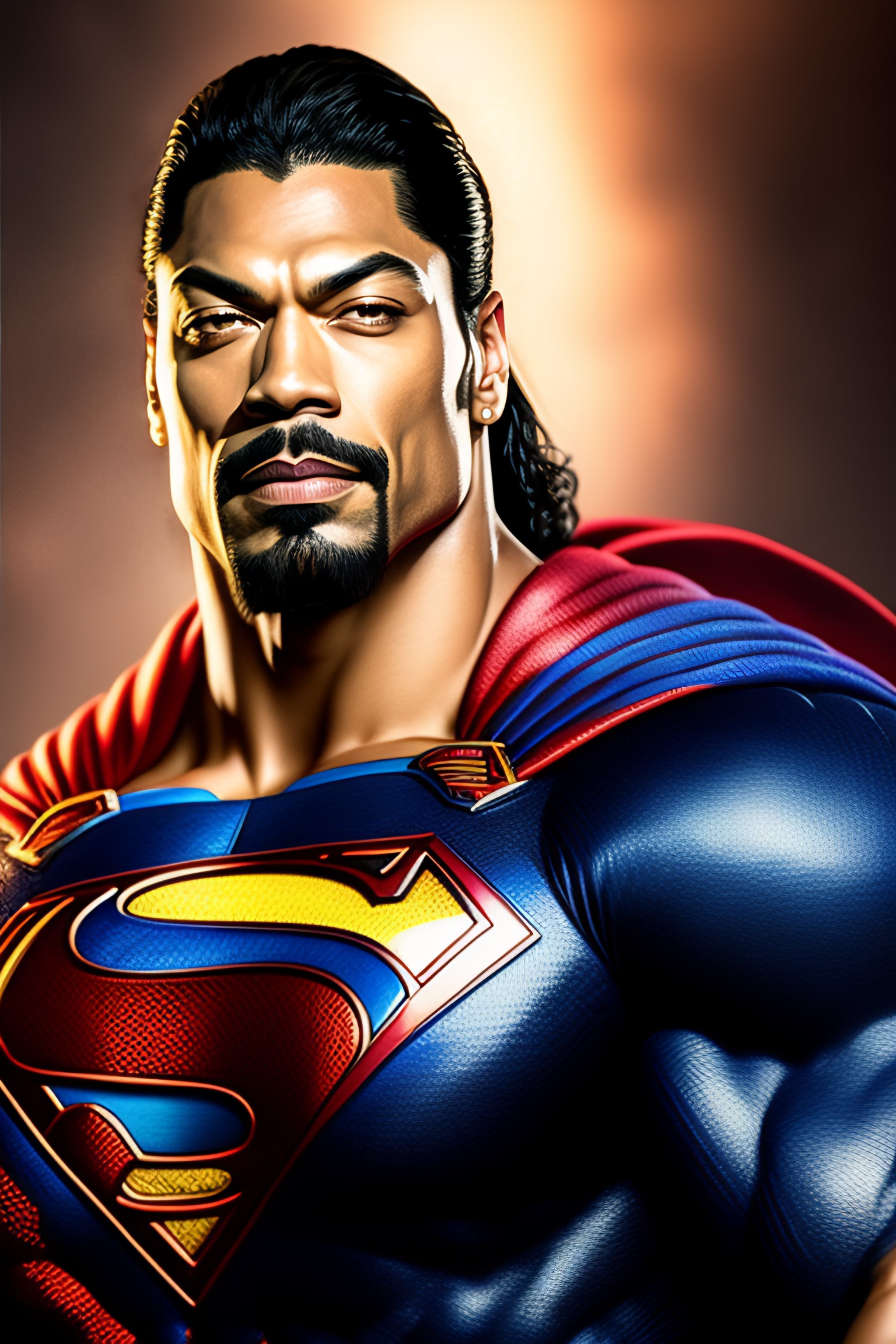 Roman Reigns Superman Wallpaper