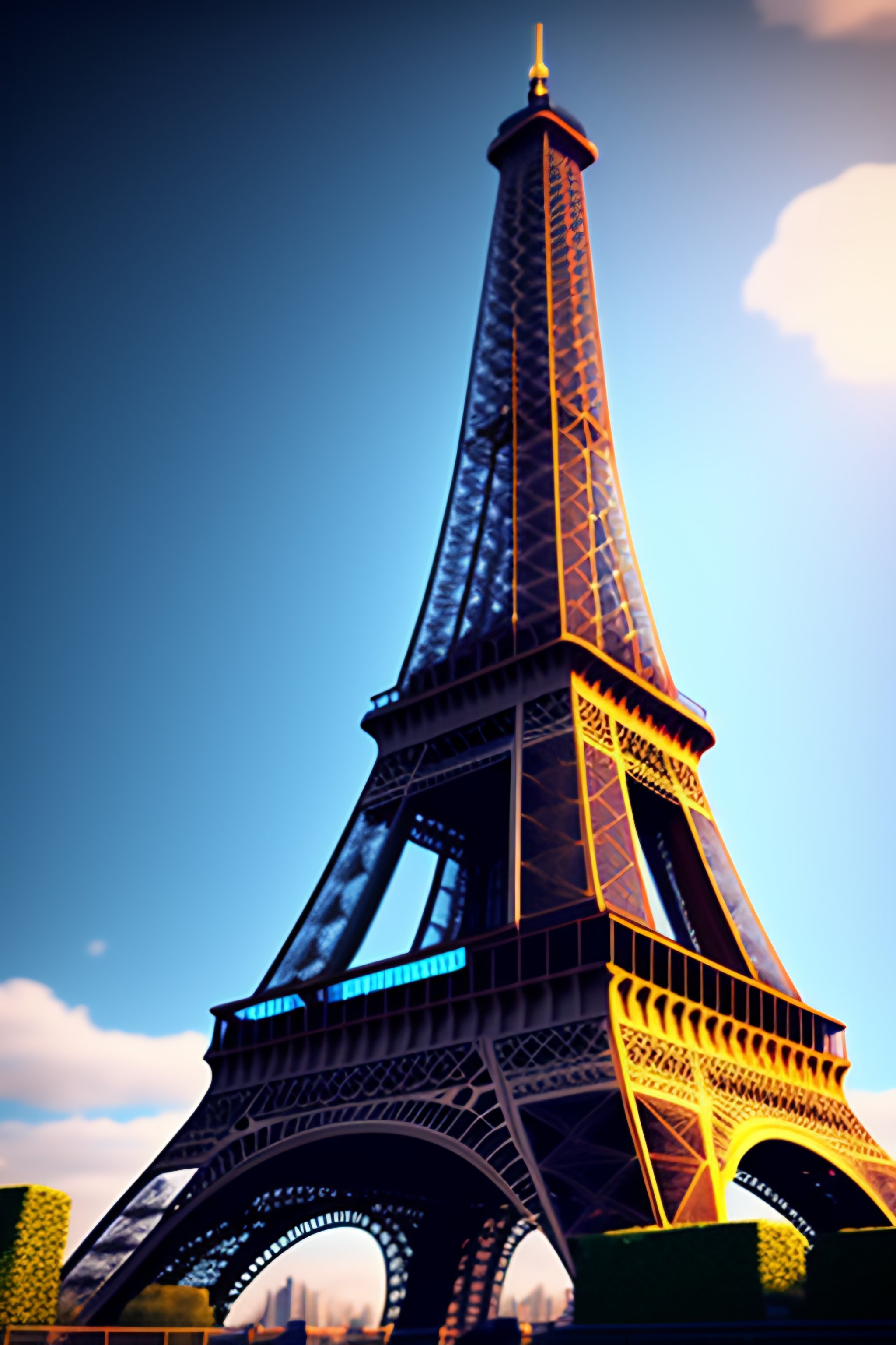 Lexica - A detailed portrait of Eiffel Tower , unreal engine 5 rendered ...
