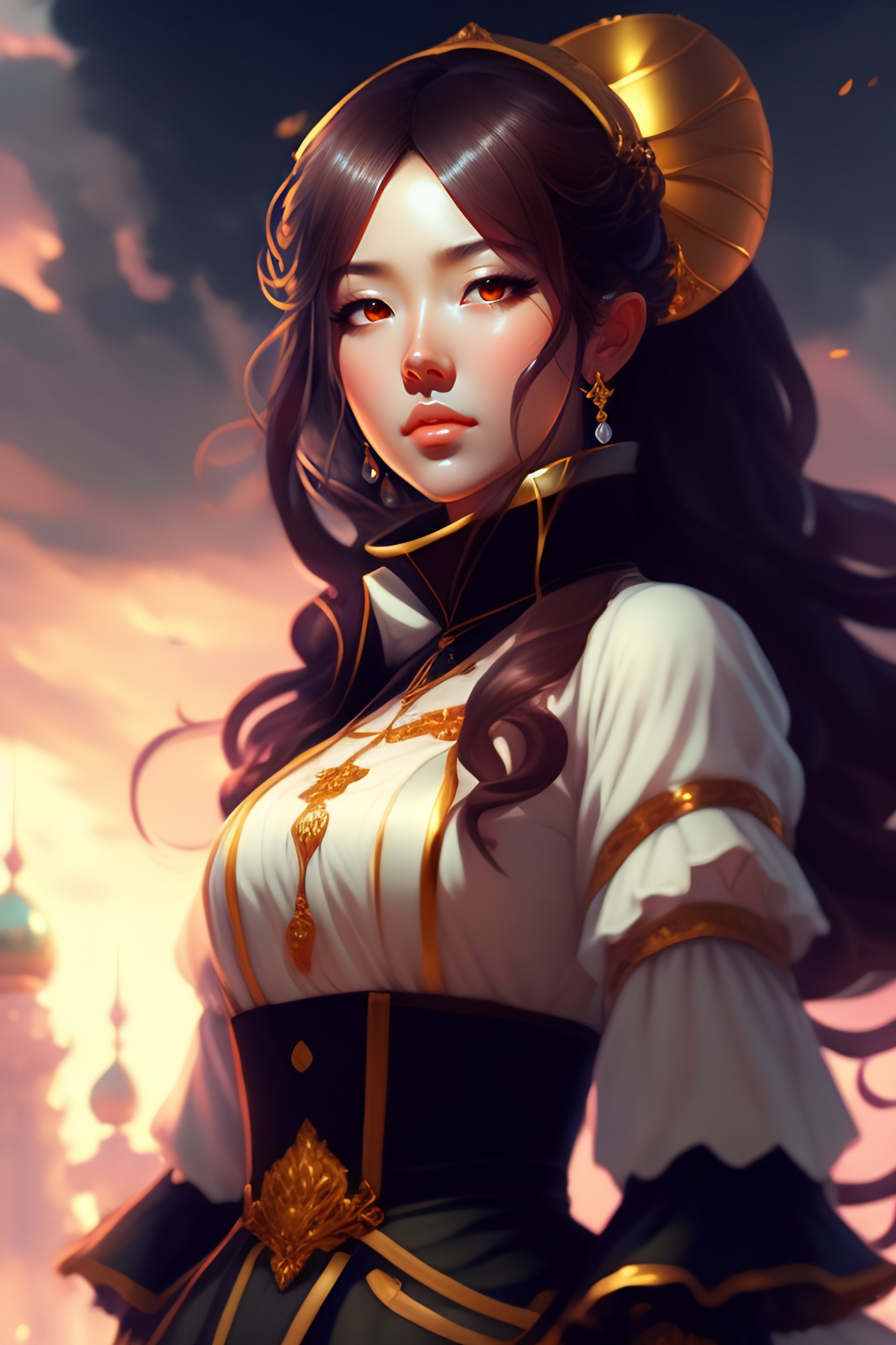 Lexica - Baroque oil painting anime key visual full body portrait ...