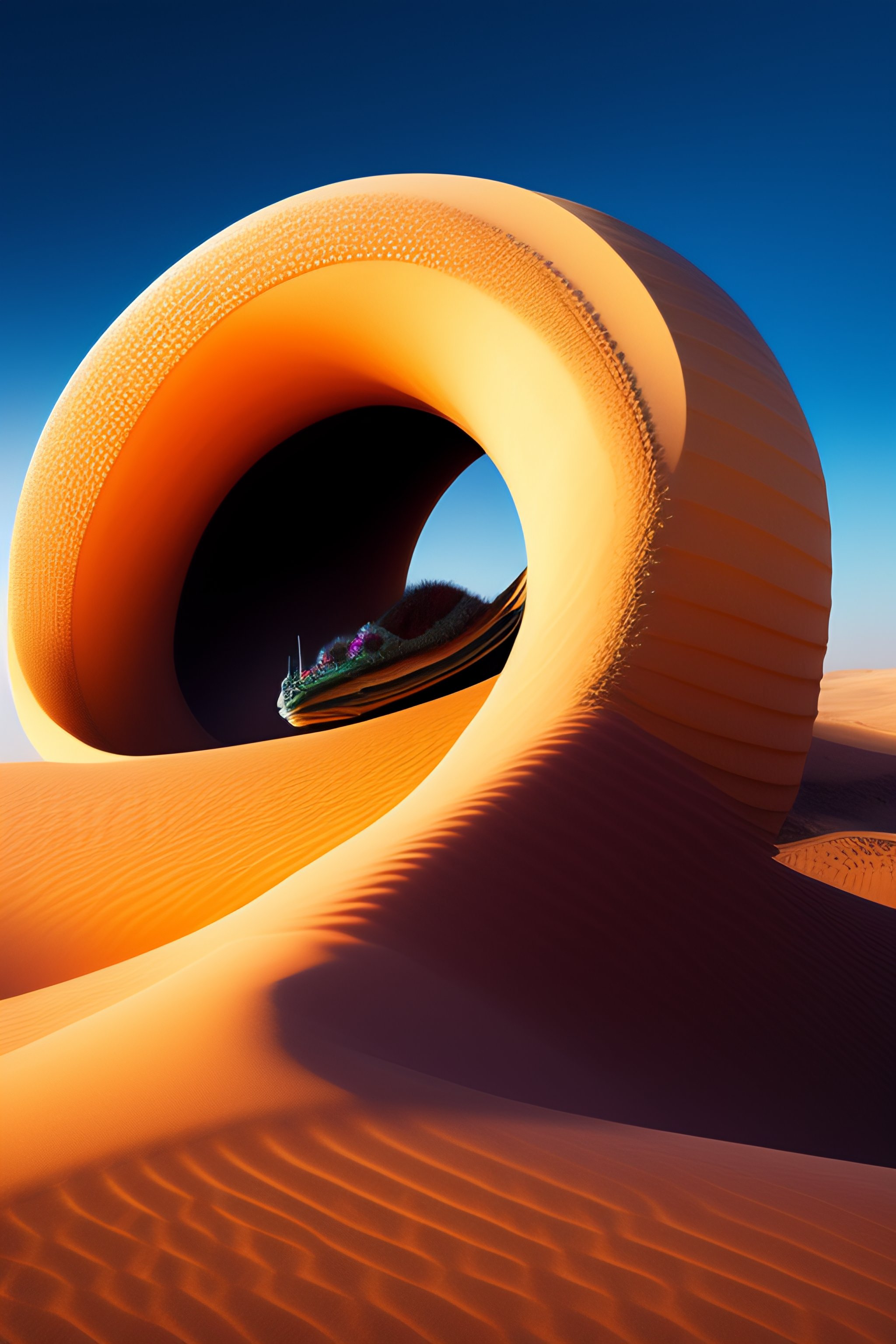 Lexica - Paul atreides riding a sandworm