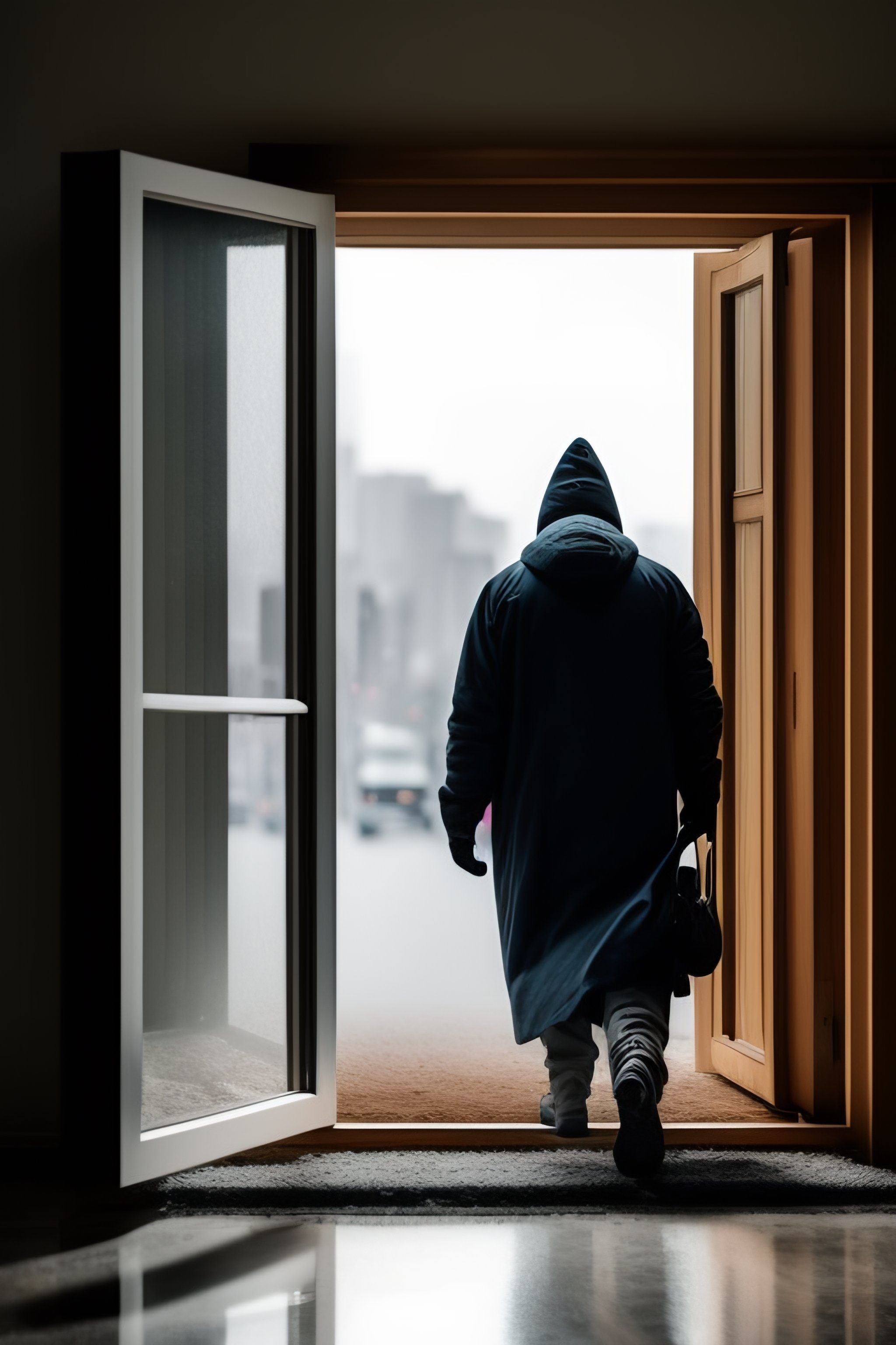 Lexica - A masked robber, in complete obscurity, stole a frame, then ...