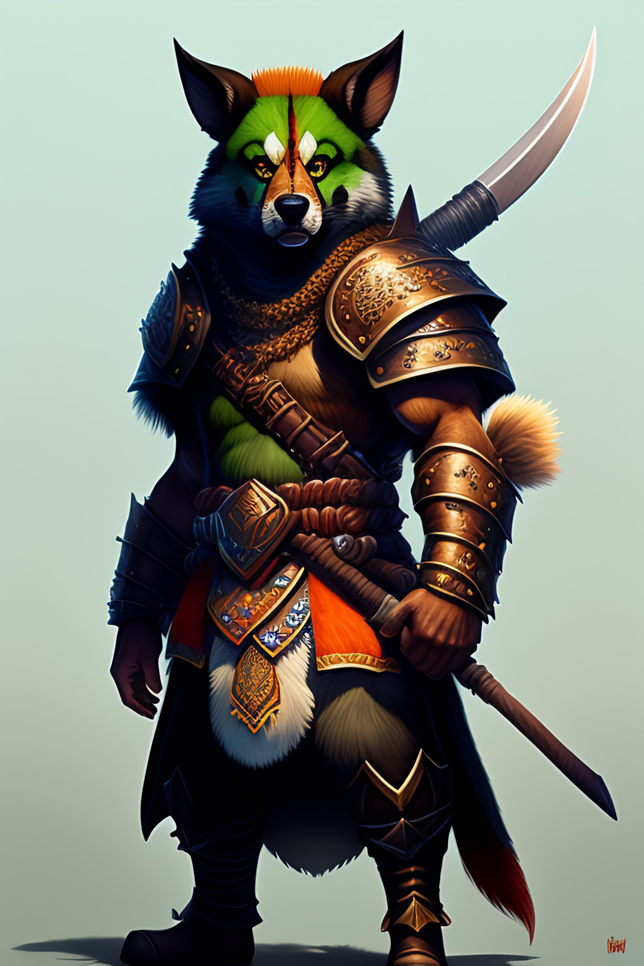 Lexica - Gnoll warrior, digital, detailed, fantasy