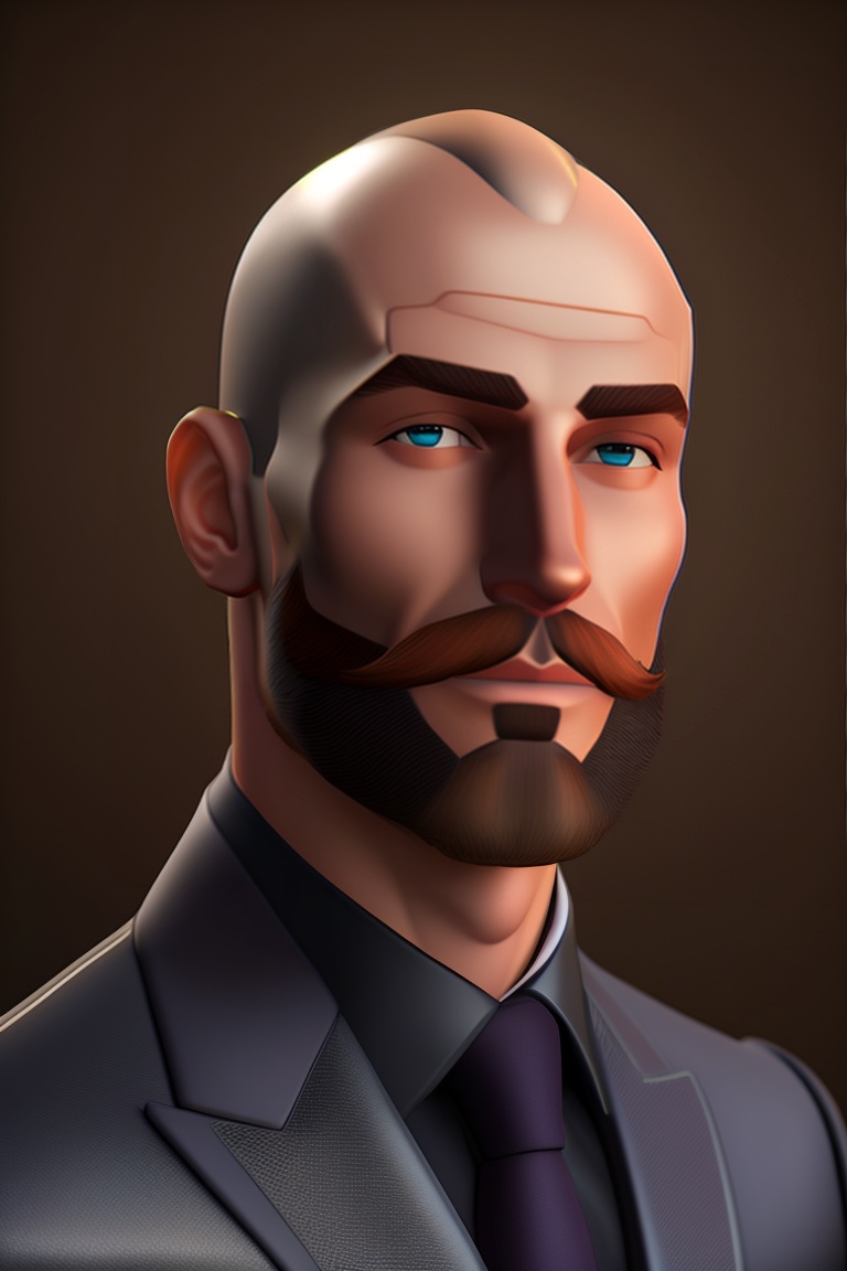 Lexica - Face of a businessman, sturdy,, brave, enigmatic facial ...