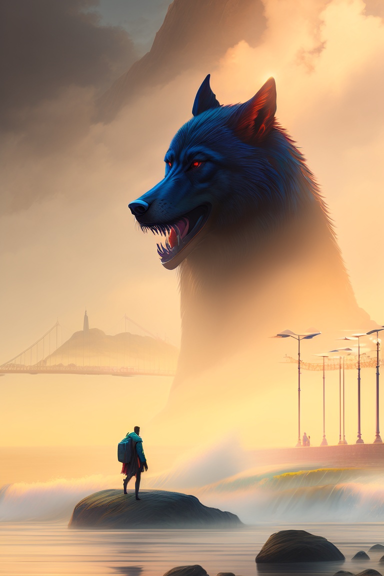 Lexica - A Brazilian Werewolf moster walking through the Rio de Janeiro ...