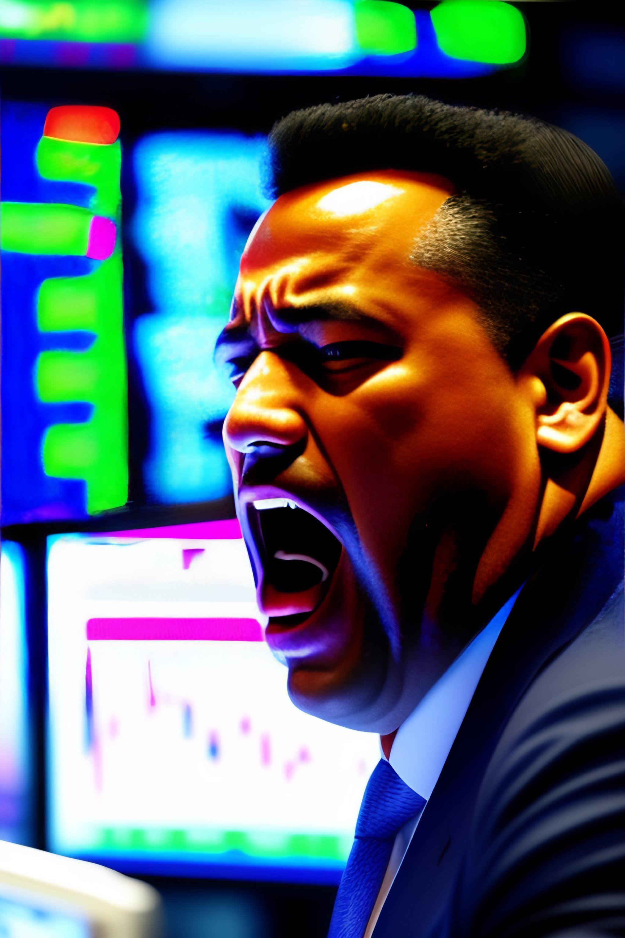 Lexica - Screaming Stock traders loosing money,Markets crashing