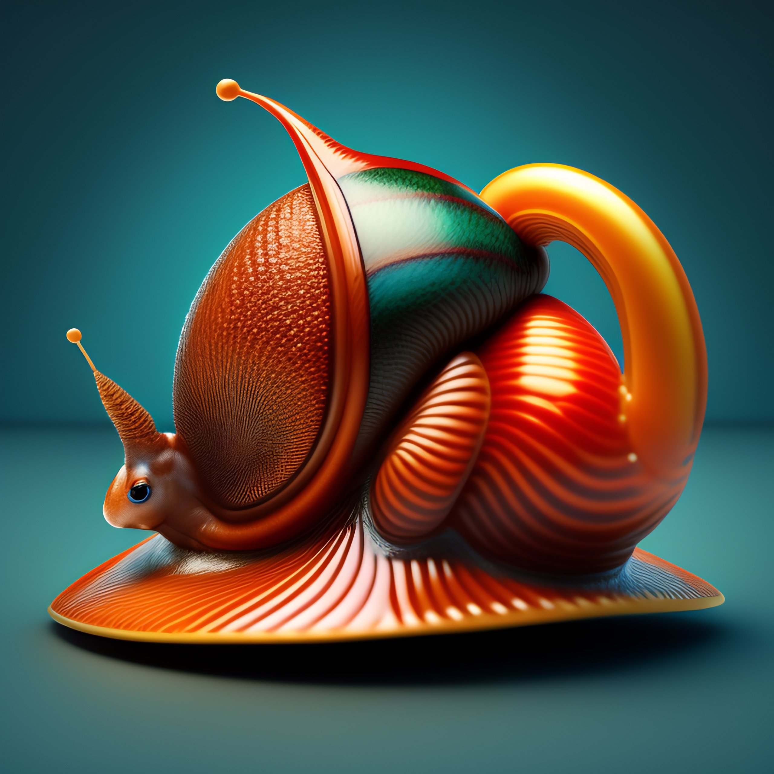 Lexica - A snail wearing a hat, hyper detailed, ultra-sharp, octane render, 8 k, illustration ...