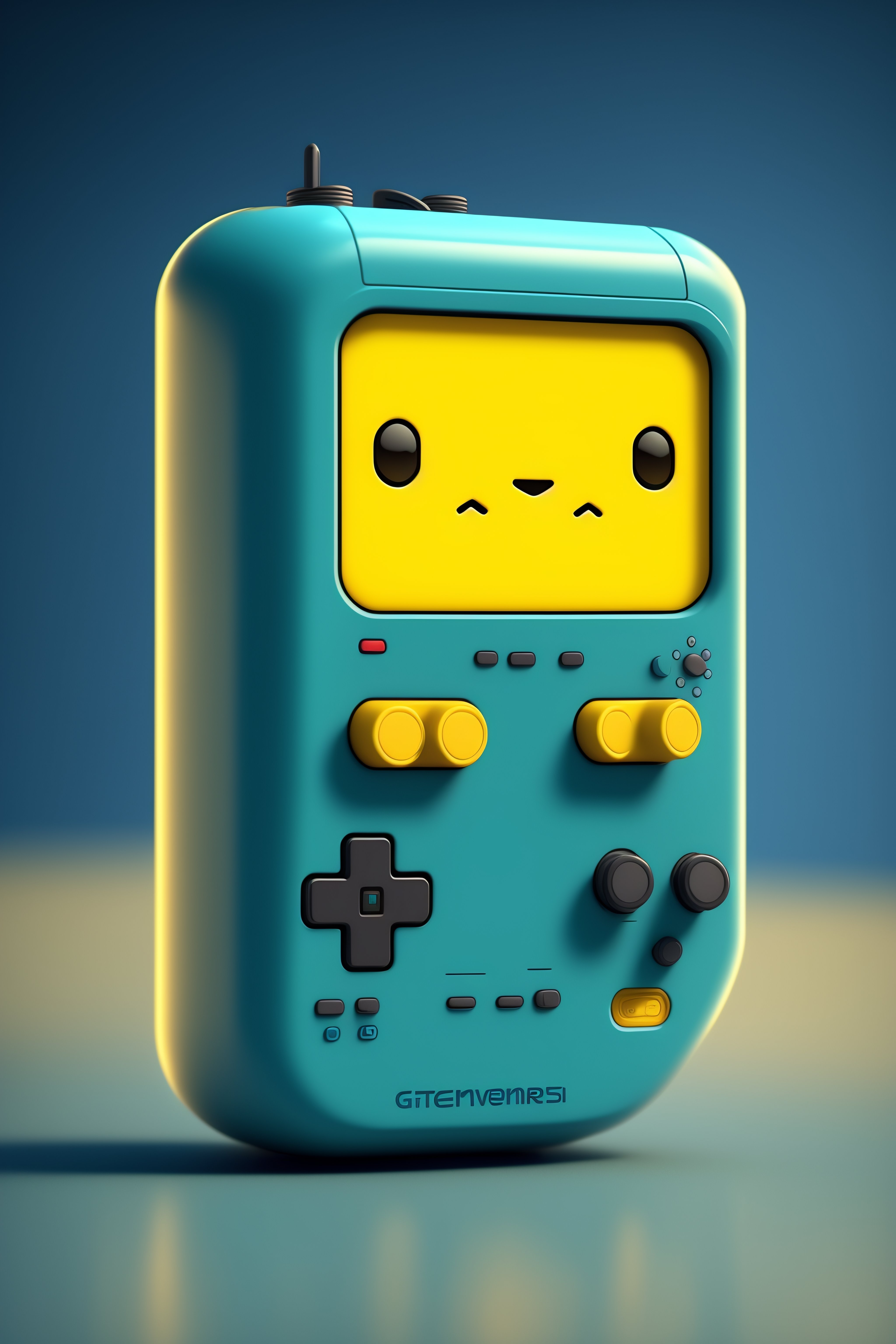 Lexica - A cute anthropomorphic gameboy smiling, BMO adventure time ...