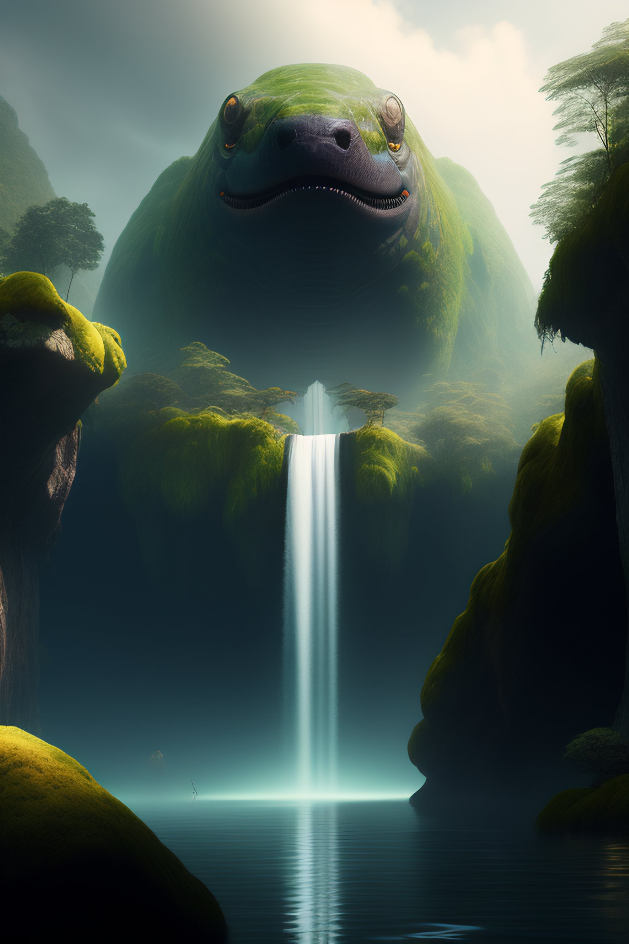 Lexica - A giant albino monster with only one cyclopean eye and the big ...