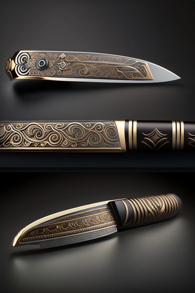 Lexica - Design: The blade itself is forged. The handle is crafted from ...