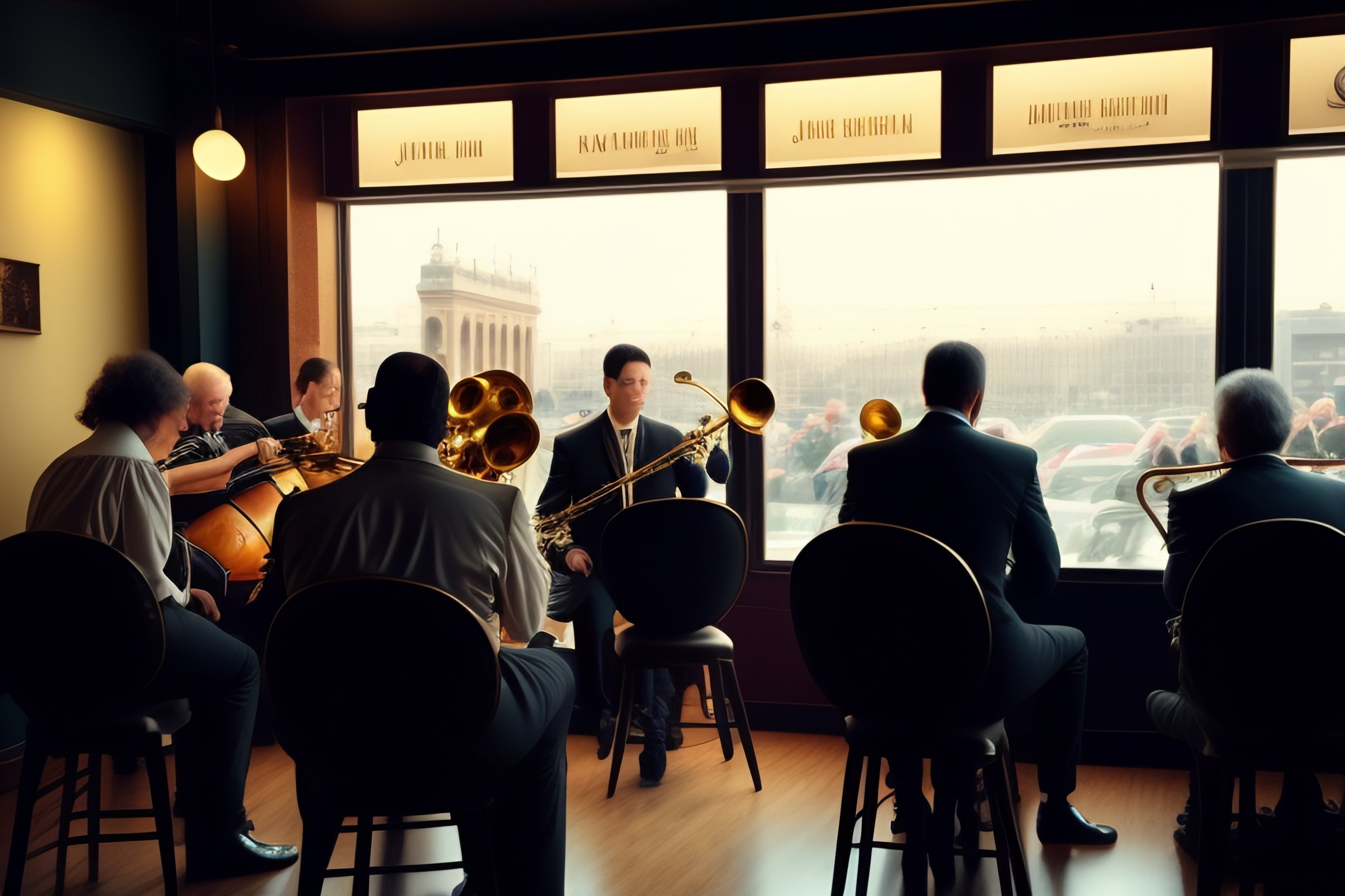 Lexica - Small Jazz performance band in a cafe