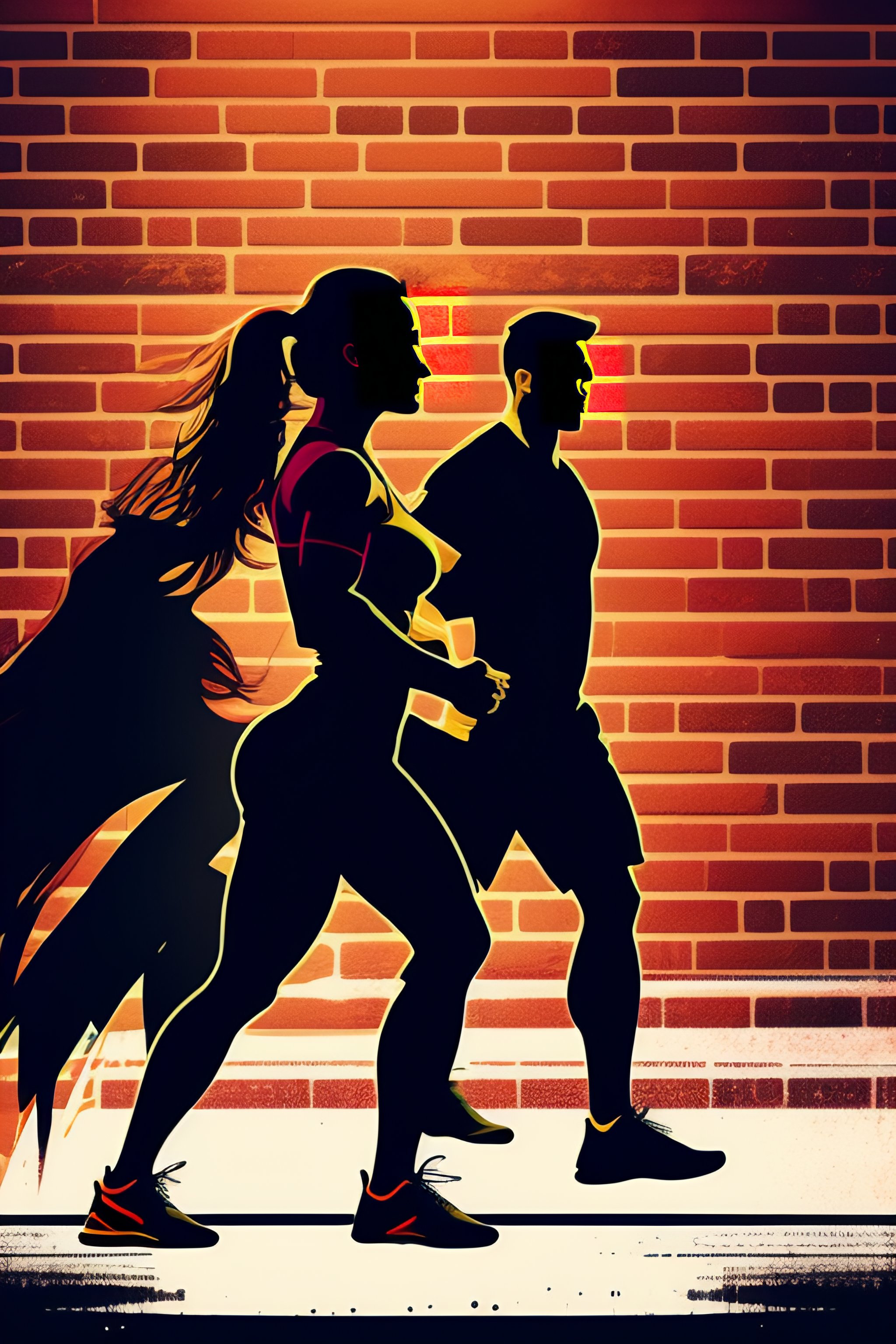 Lexica - Crossfit, dynamic, action, workout, vector design, realistic ...