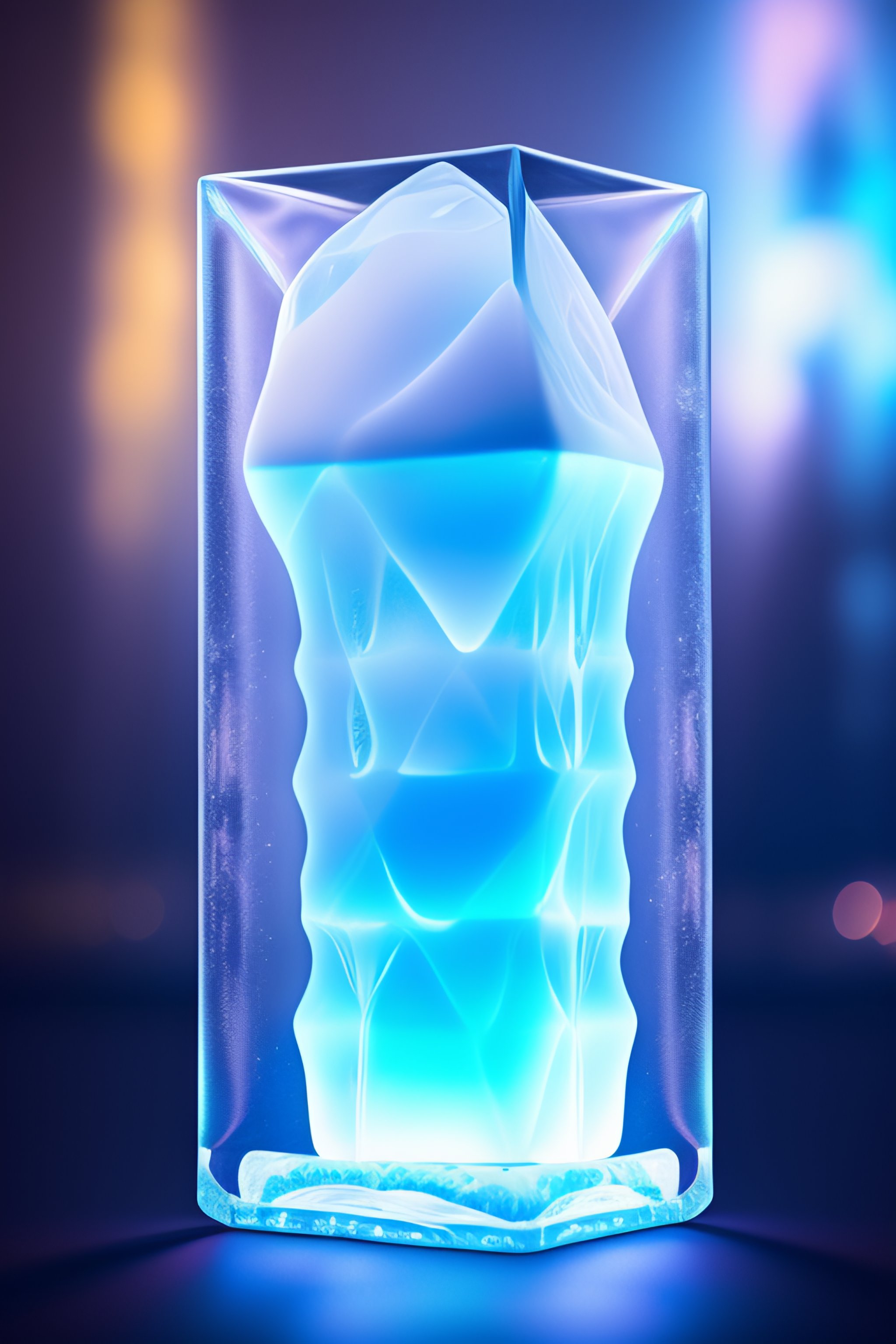 Lexica - Ice Sculpture of elon musk, transparent, frozen, highly ...