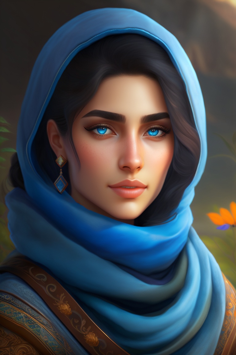 Lexica - Olive-skinned anatolian woman alchemist in ragged traveler's ...