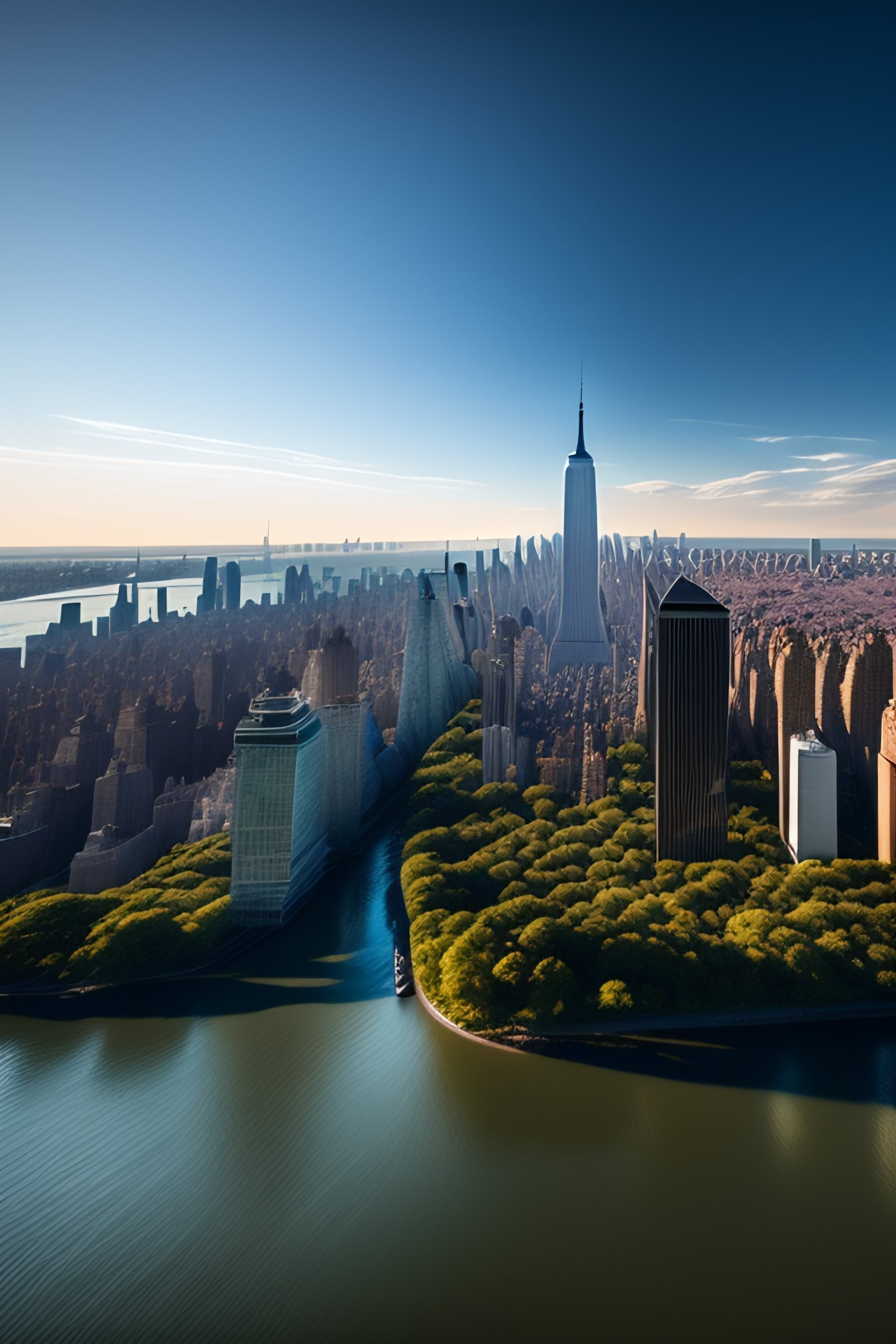 Lexica - New york city after 100 years of climate disaster