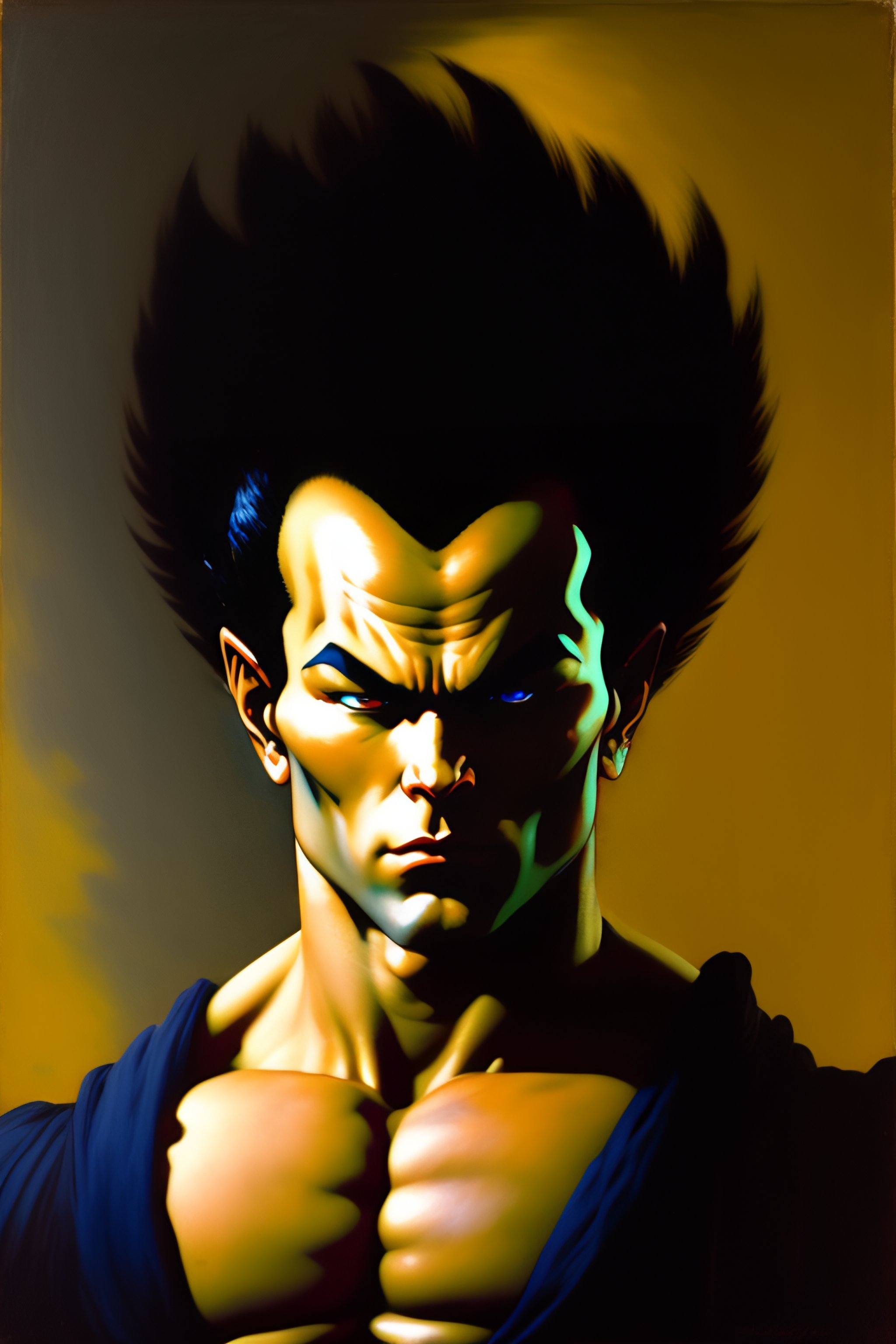 Lexica - Portrait of old vegeta painted by goya