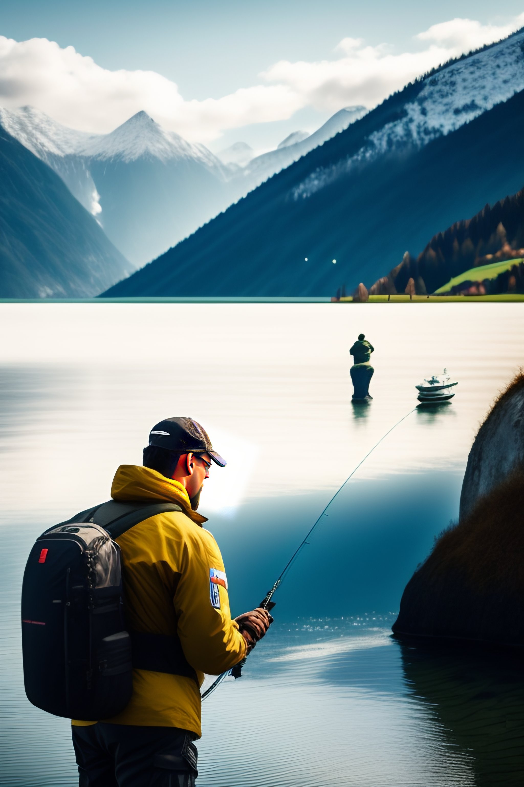 Lexica - Swiss air pilot fishing