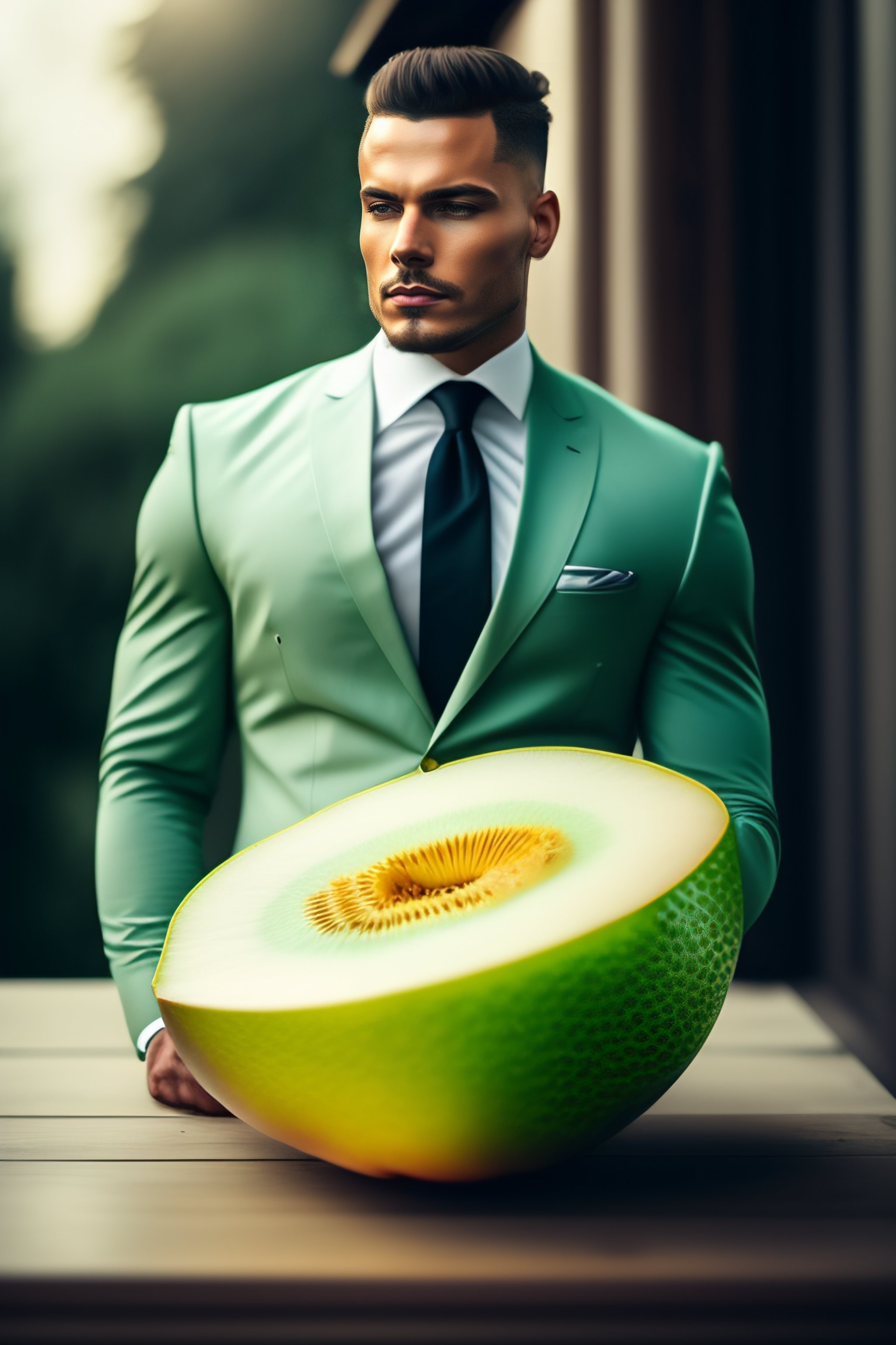 Lexica - Melon musk, melon musk in suit