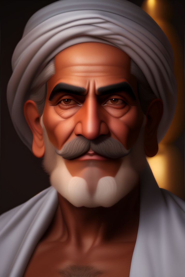 Lexica - Indian Baba, looking front