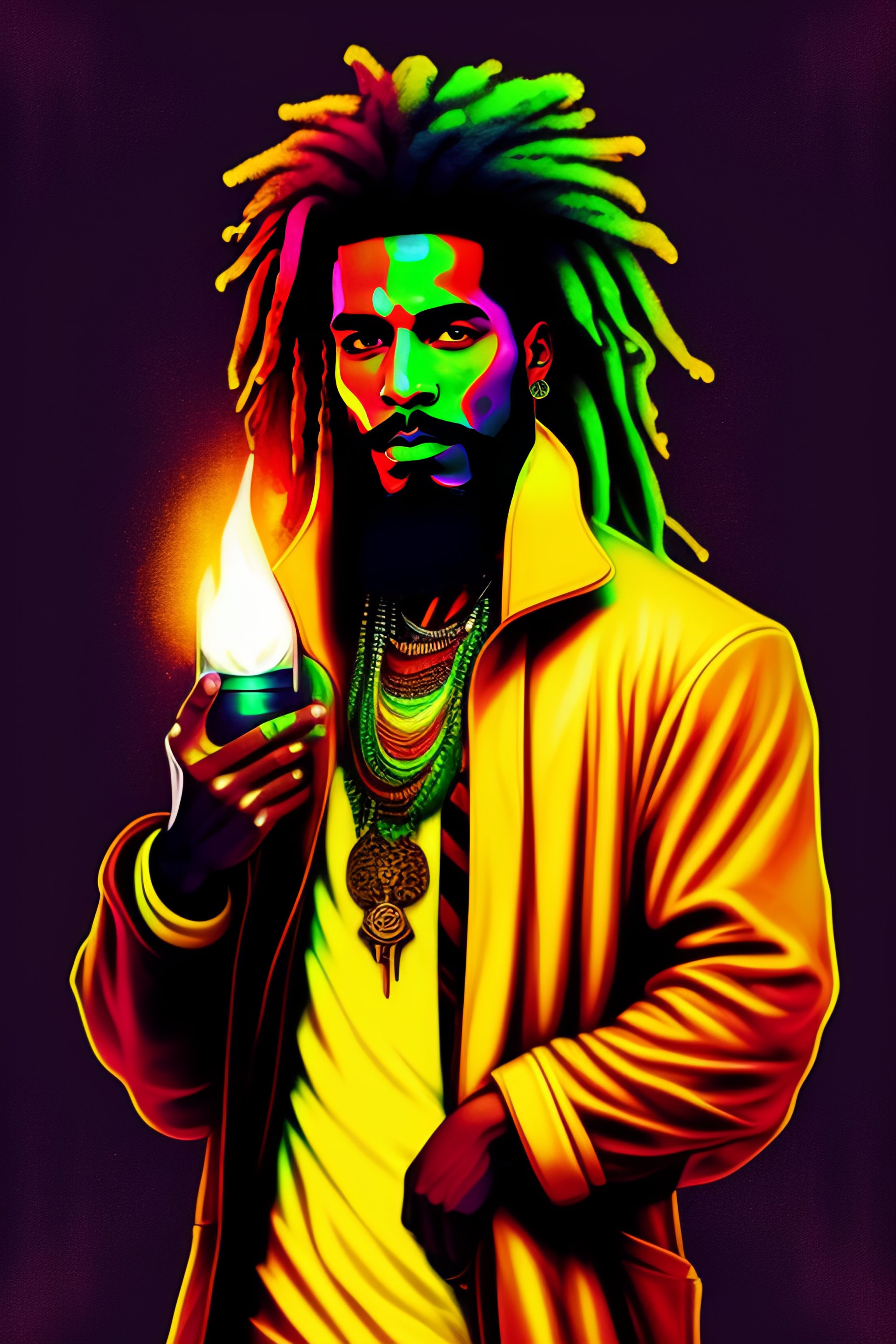 Lexica - An anthropomorphic handsome rasta man borderlands 3 psycho ...