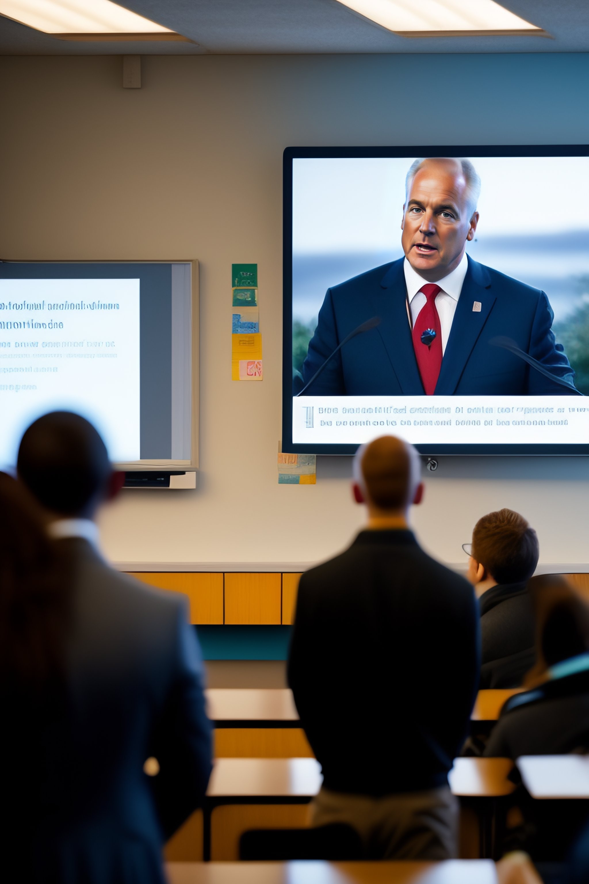 Lexica - A white-skinned English teacher stands in front of the class ...
