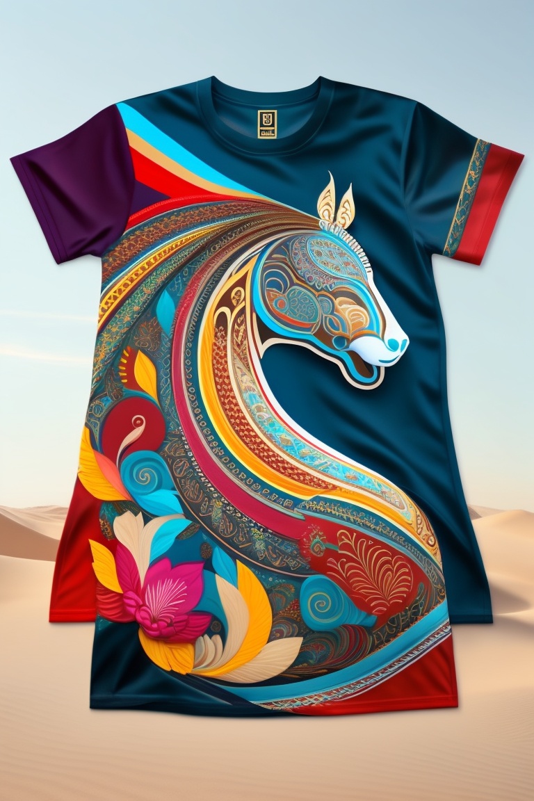 Lexica - INPUT: A plain T-shirt OUTPUT: An intricate and visually ...