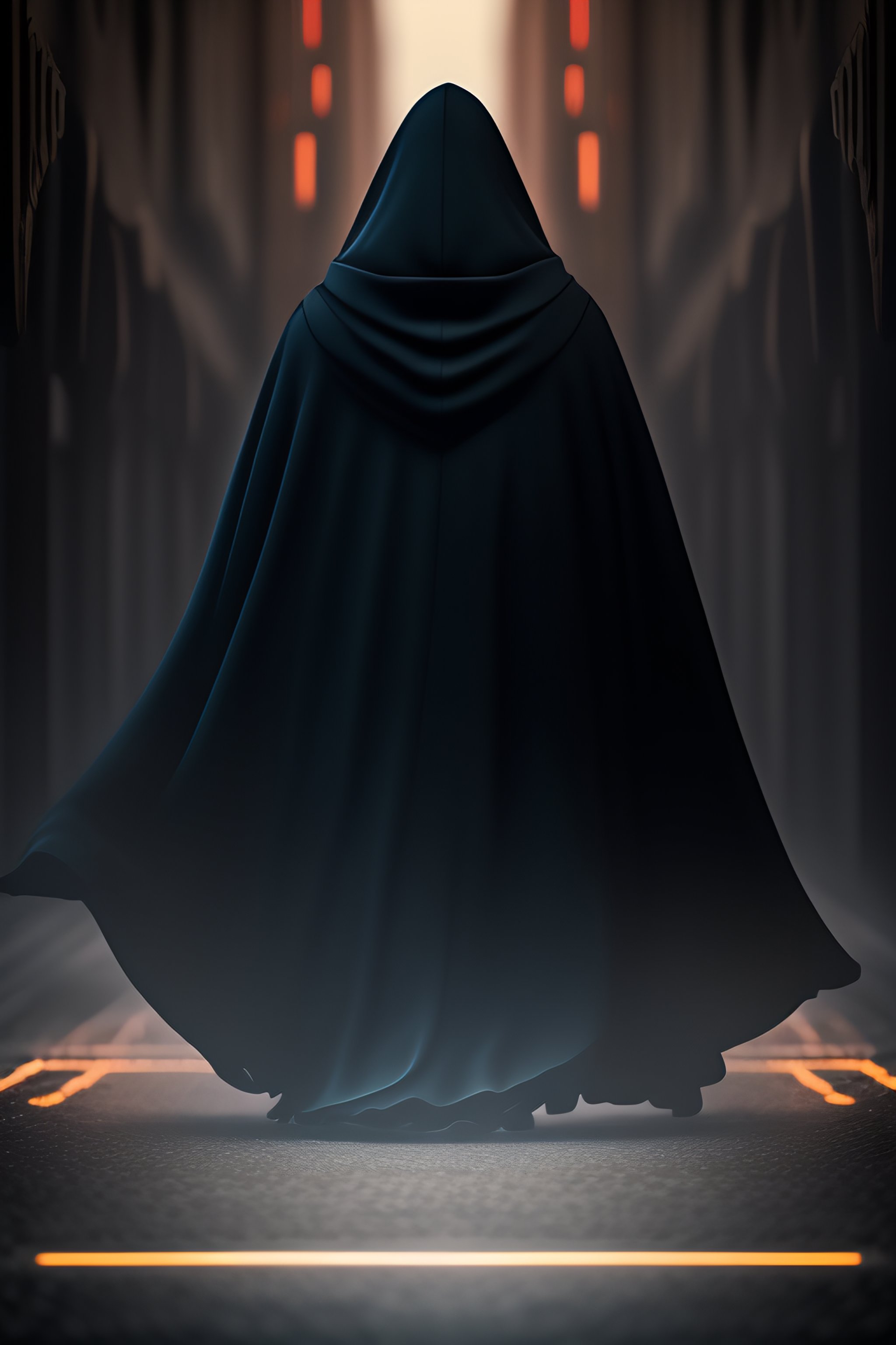 Dark Hooded Figure Wallpaper