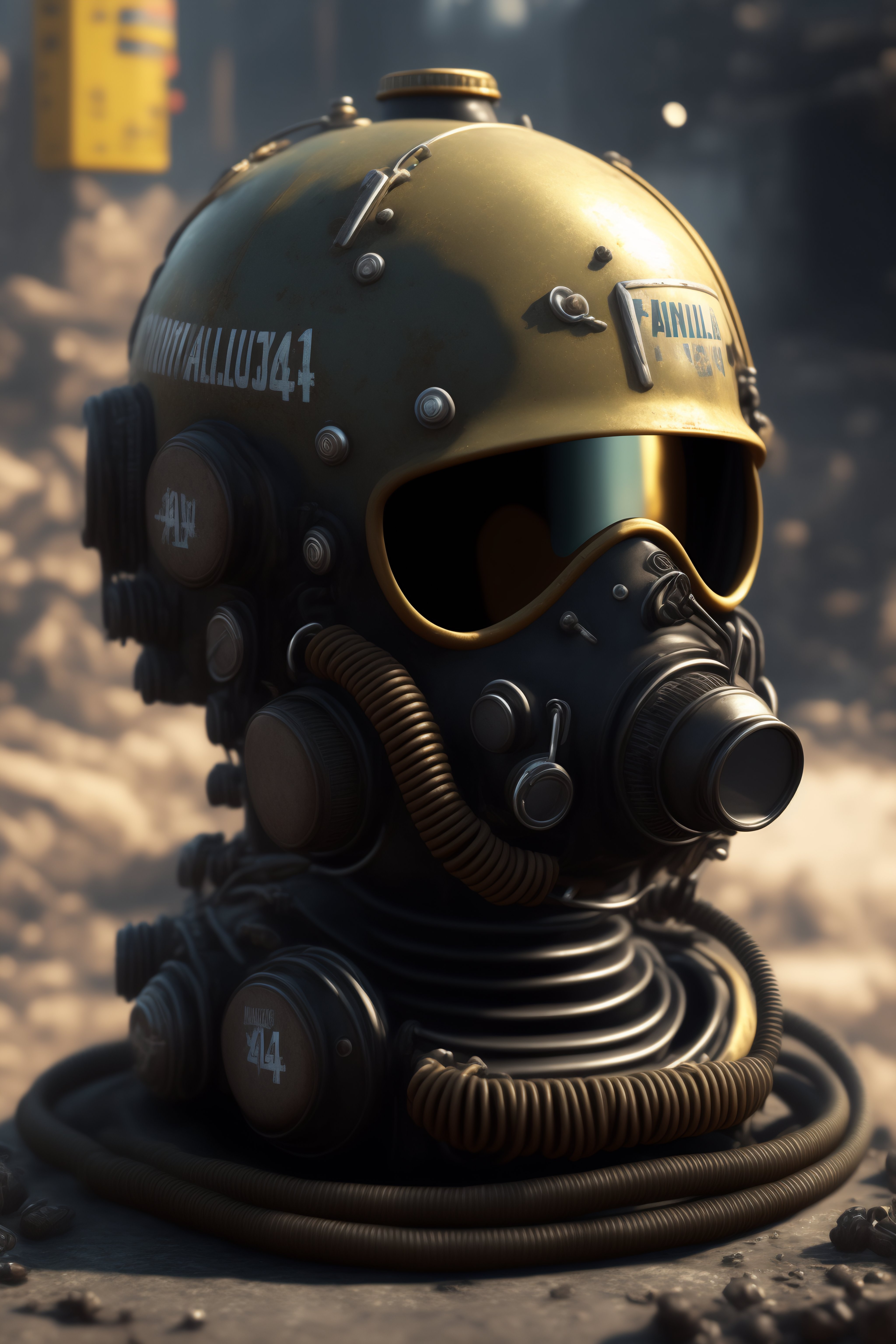 Lexica - An extremely complex Fallout 4 Mobile phone, Waste punk, gray