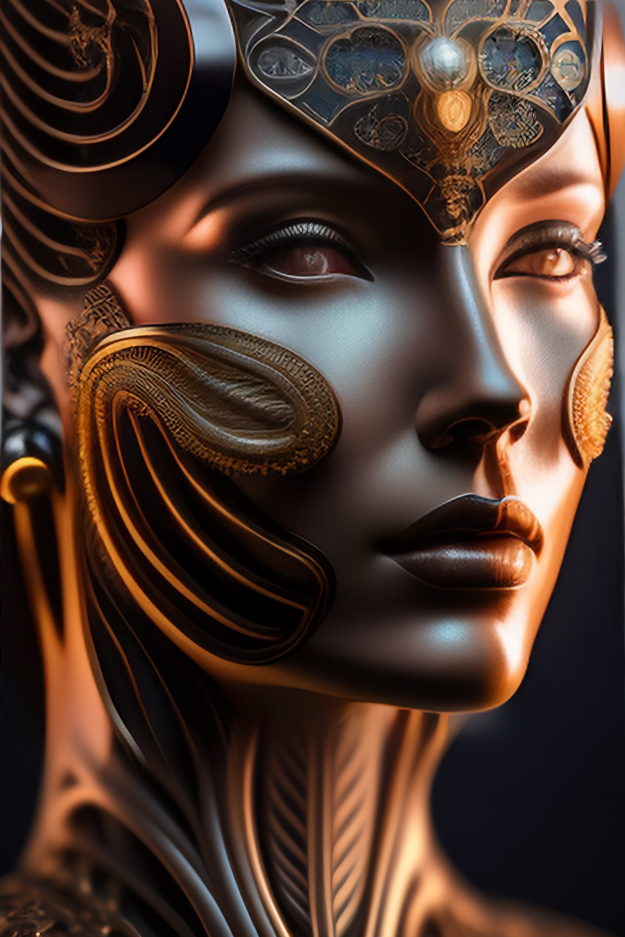 Lexica Complex 3d Render Ultra Detailed Of A Beautiful Porcelain Profile Ronaldo Face 