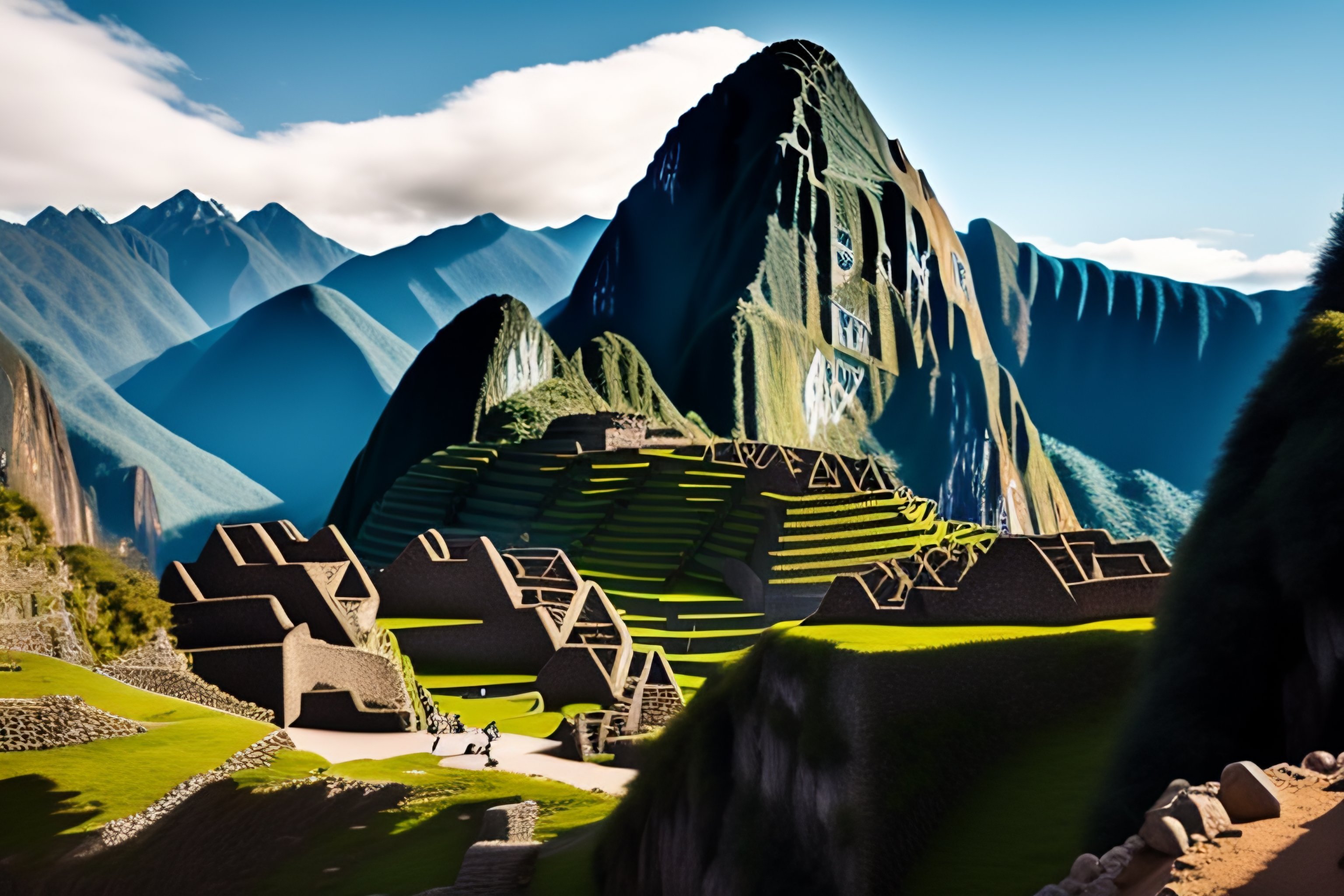 Lexica - Rock based livable city with people, ancient architecture ...