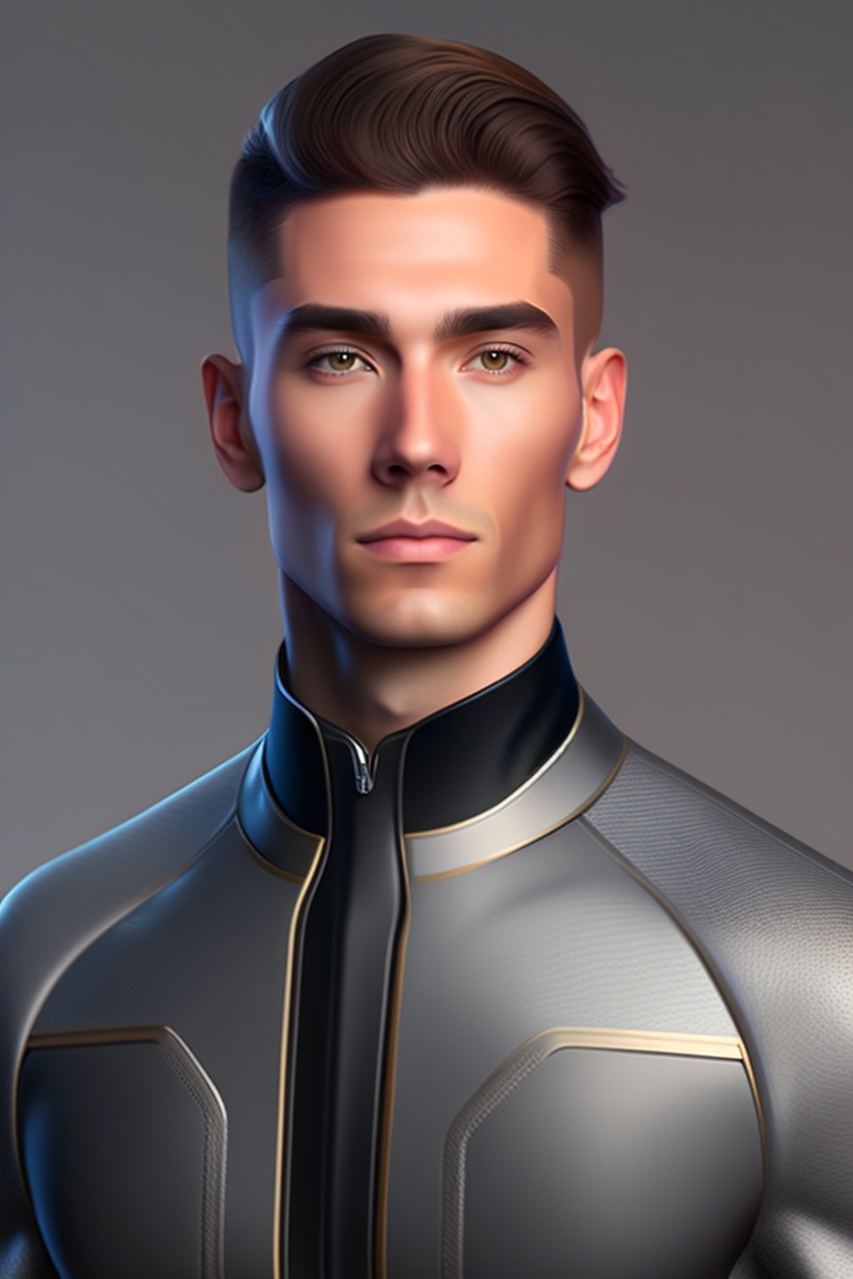 Lexica - AI assistant , man , facing forward