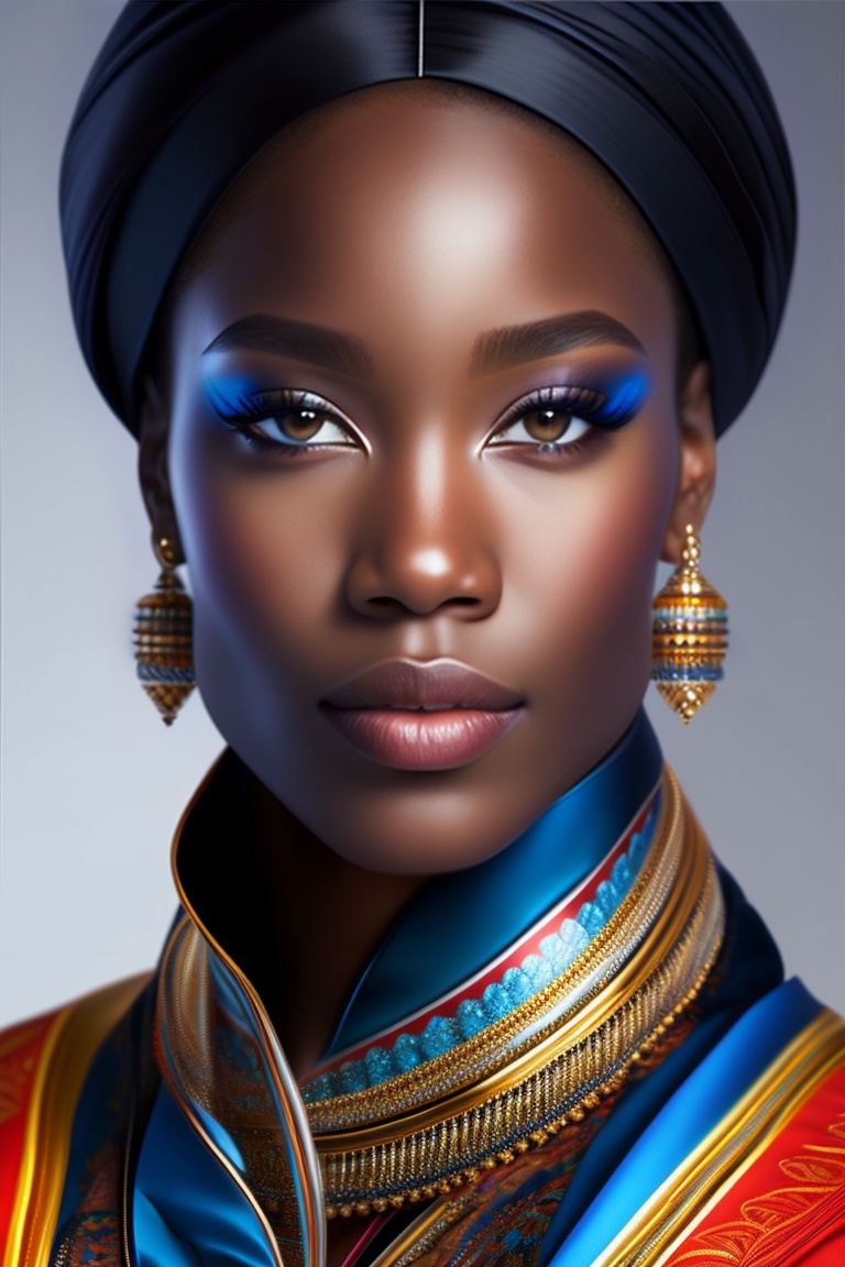 Lexica - WHITE WOMAN, BEAUTIFUL, OUTLINED FEATURES, ARAB, BLACK WOMAN ...