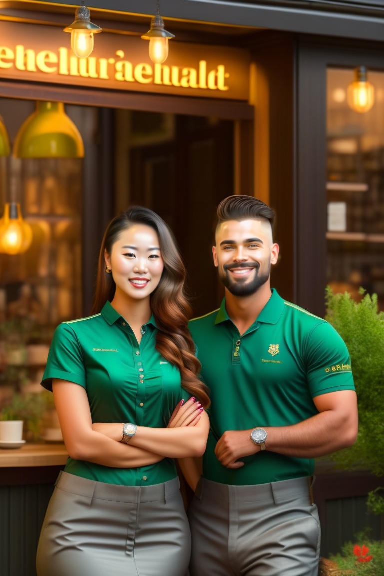 Lexica - Employees of the restaurant which has countryside vibes ...