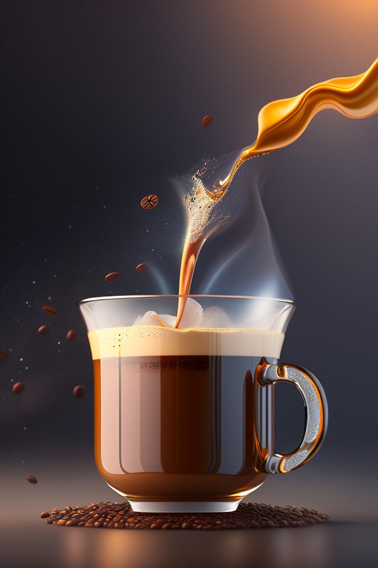 Lexica - A coffe poring and splashing in 4k , render , realistic, photo ...