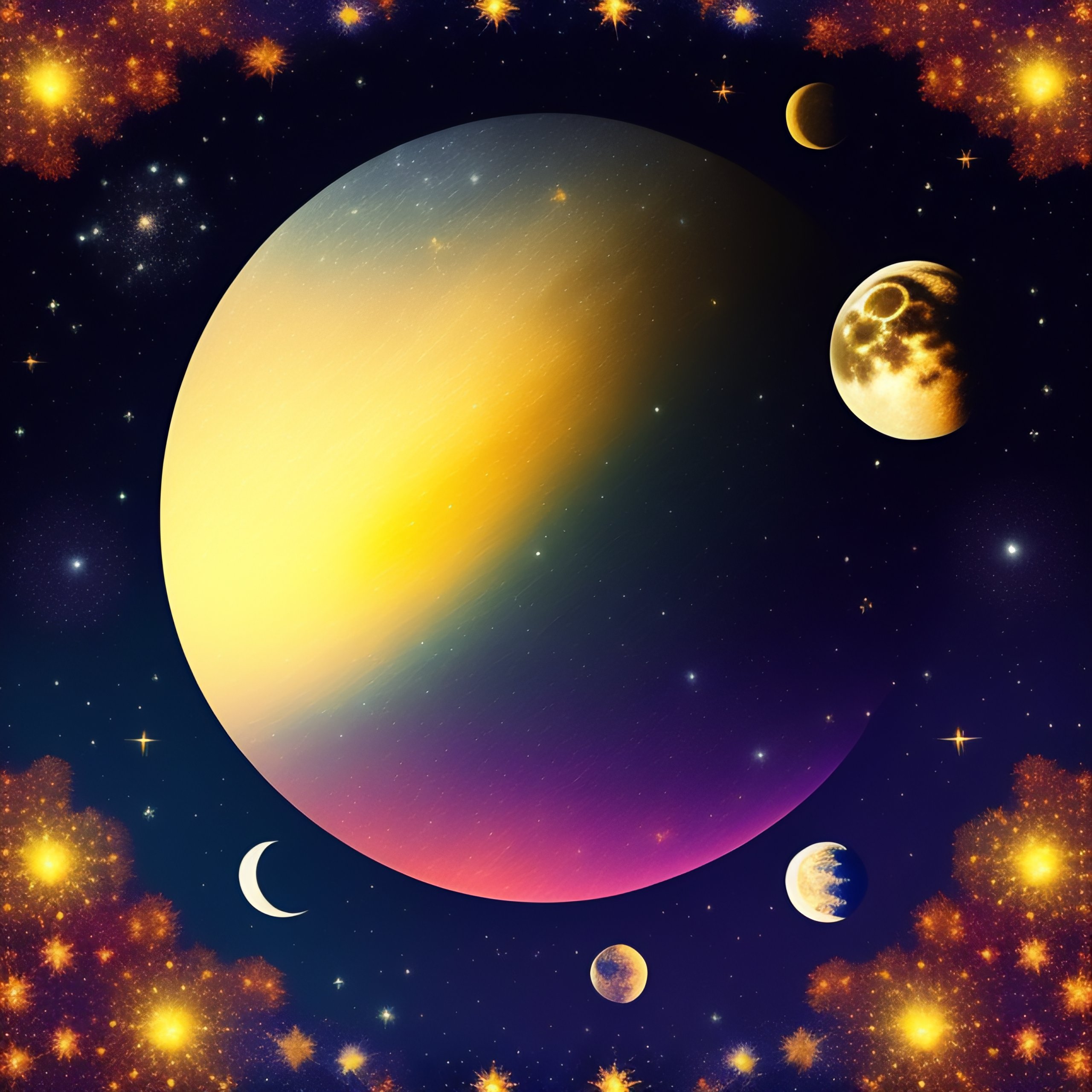 Color Planets Wallpapers Hd
