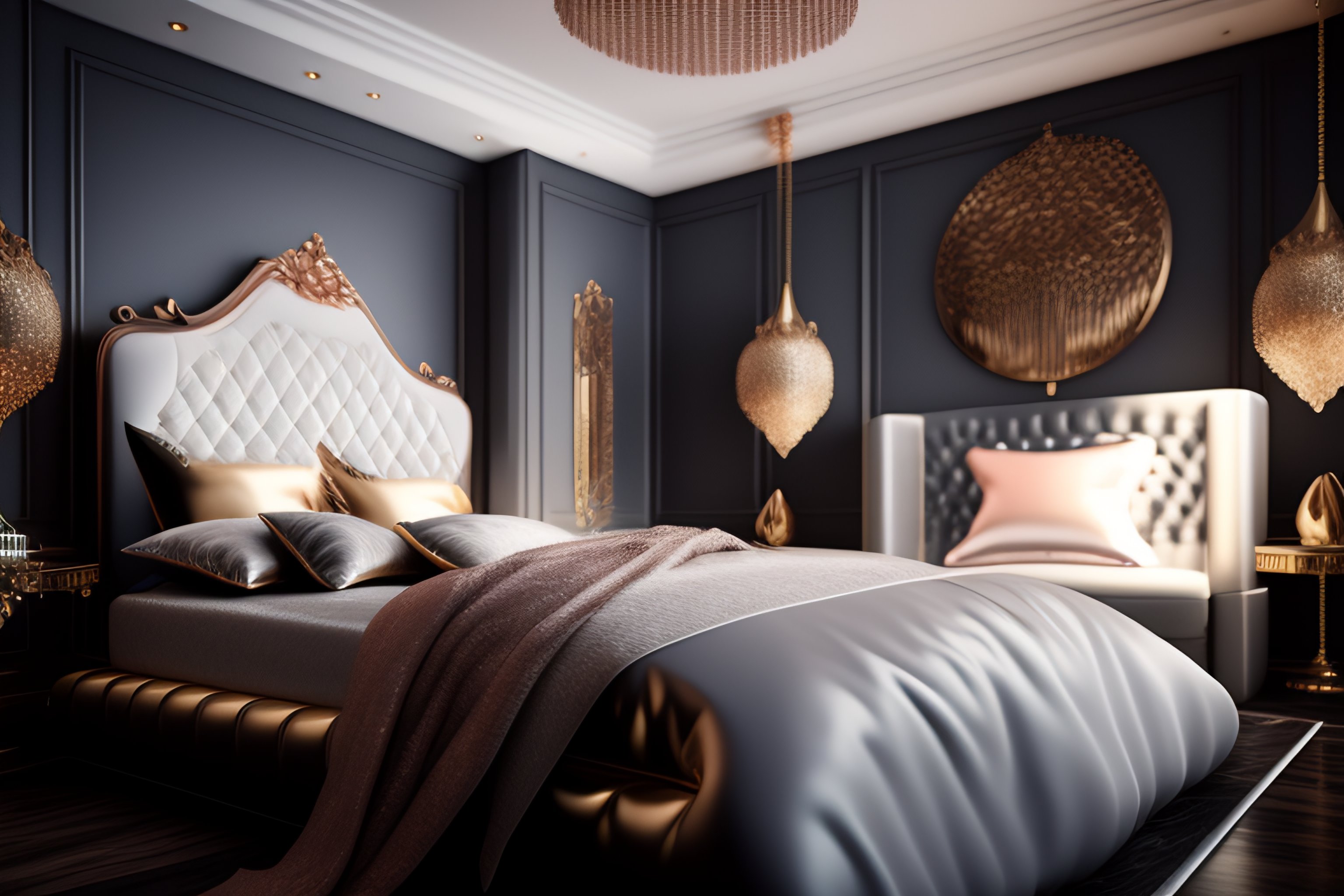 Lexica - Russian singer Elka in bed waist rose petals high quality high ...