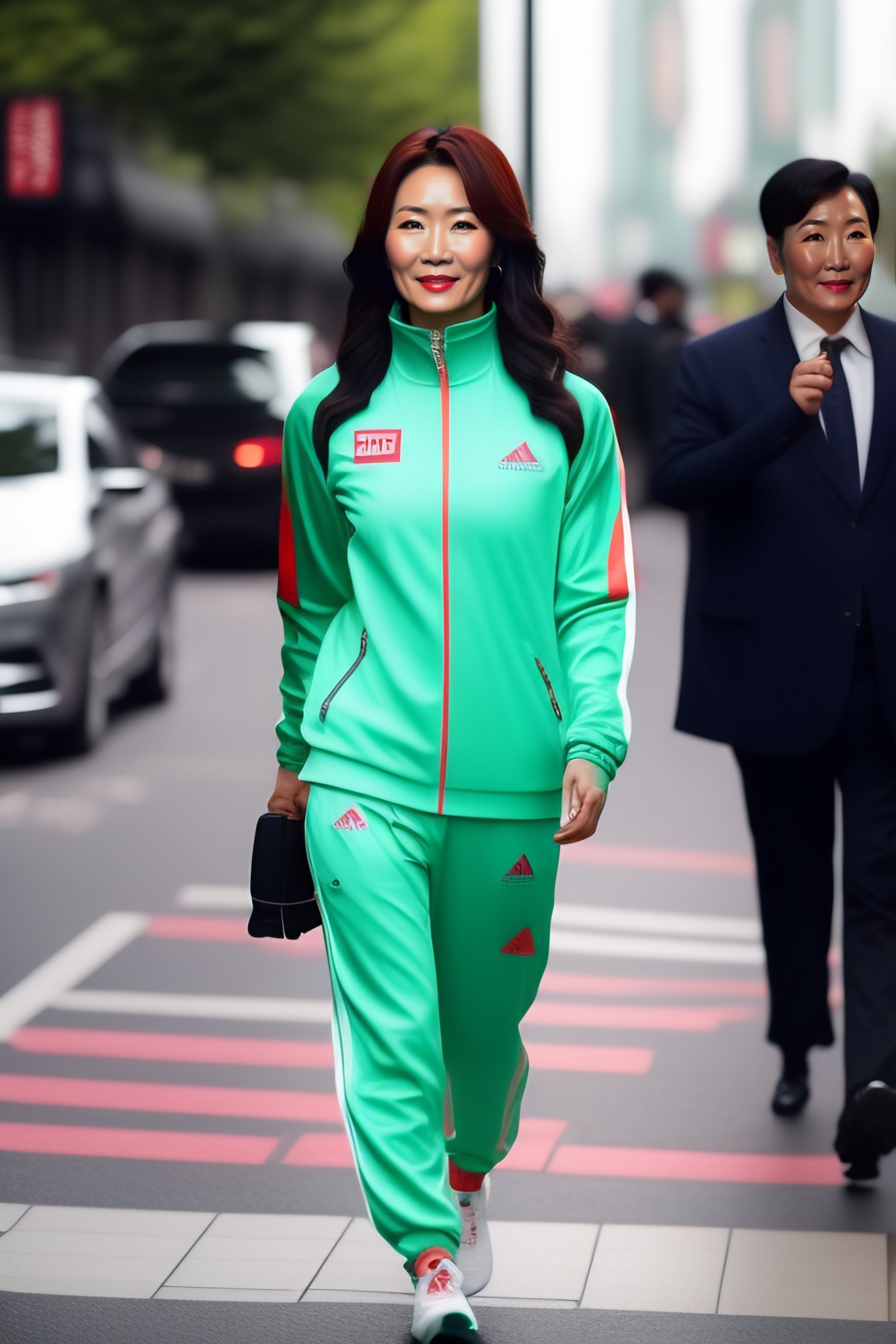 Lexica - Beautiful 40-year-old Korean woman, in a tight-fitting ...