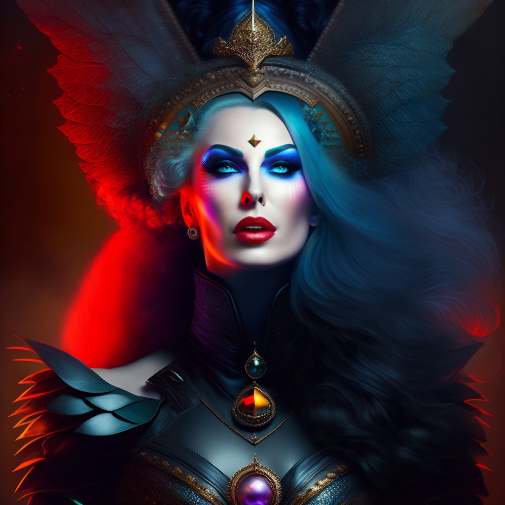 Lexica - Drag queen cd cover, darkness, nightmare, heavy metal cover, fear,