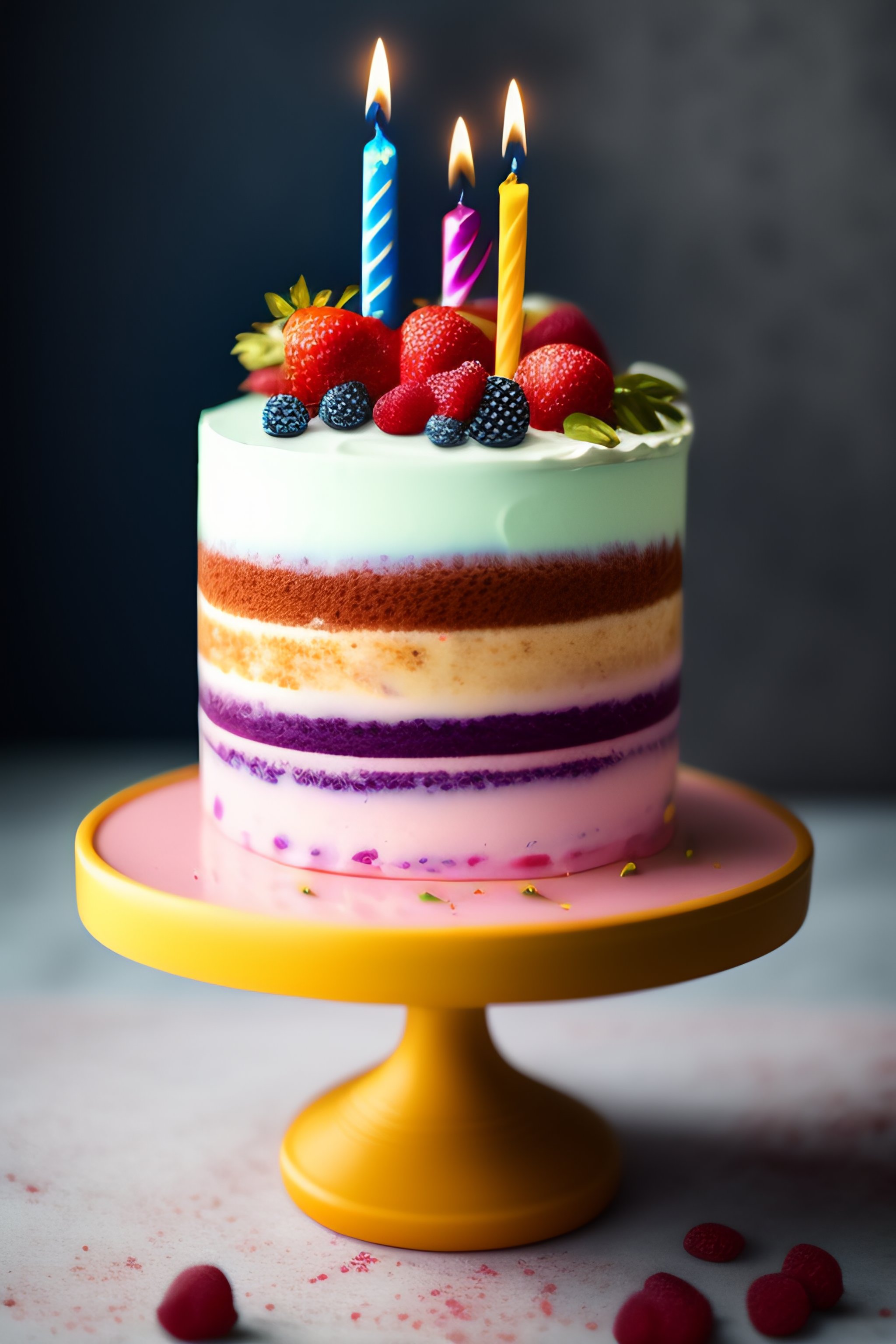 Lexica - Birthday cake