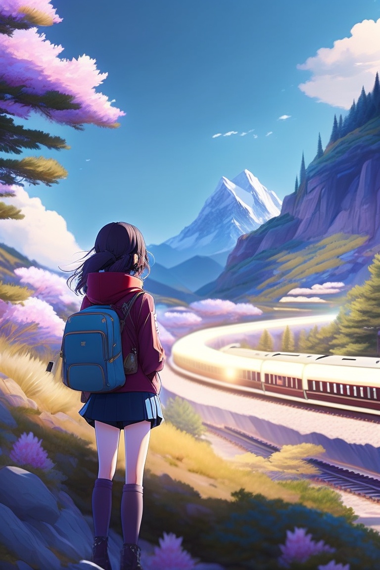 Lexica - A girl, your name anime style, anime, Japan animation ...