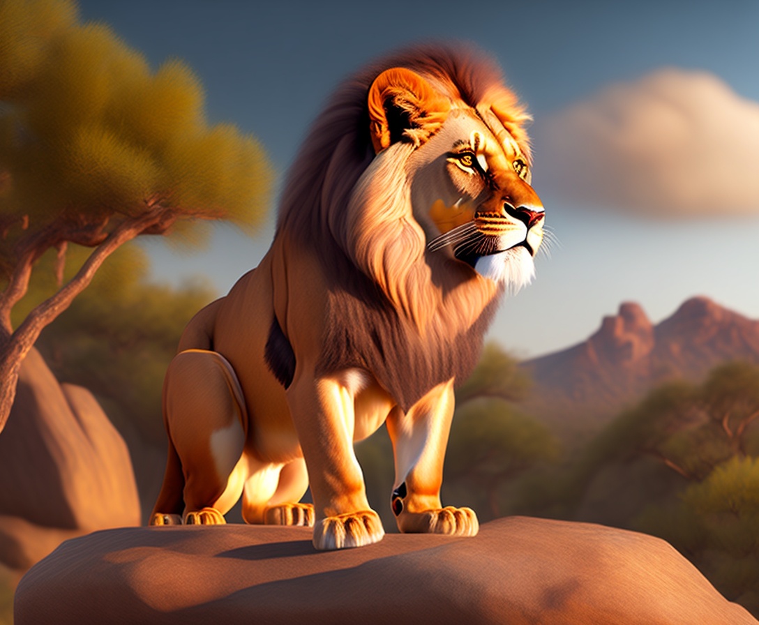 Lion King Simba Pride Rock