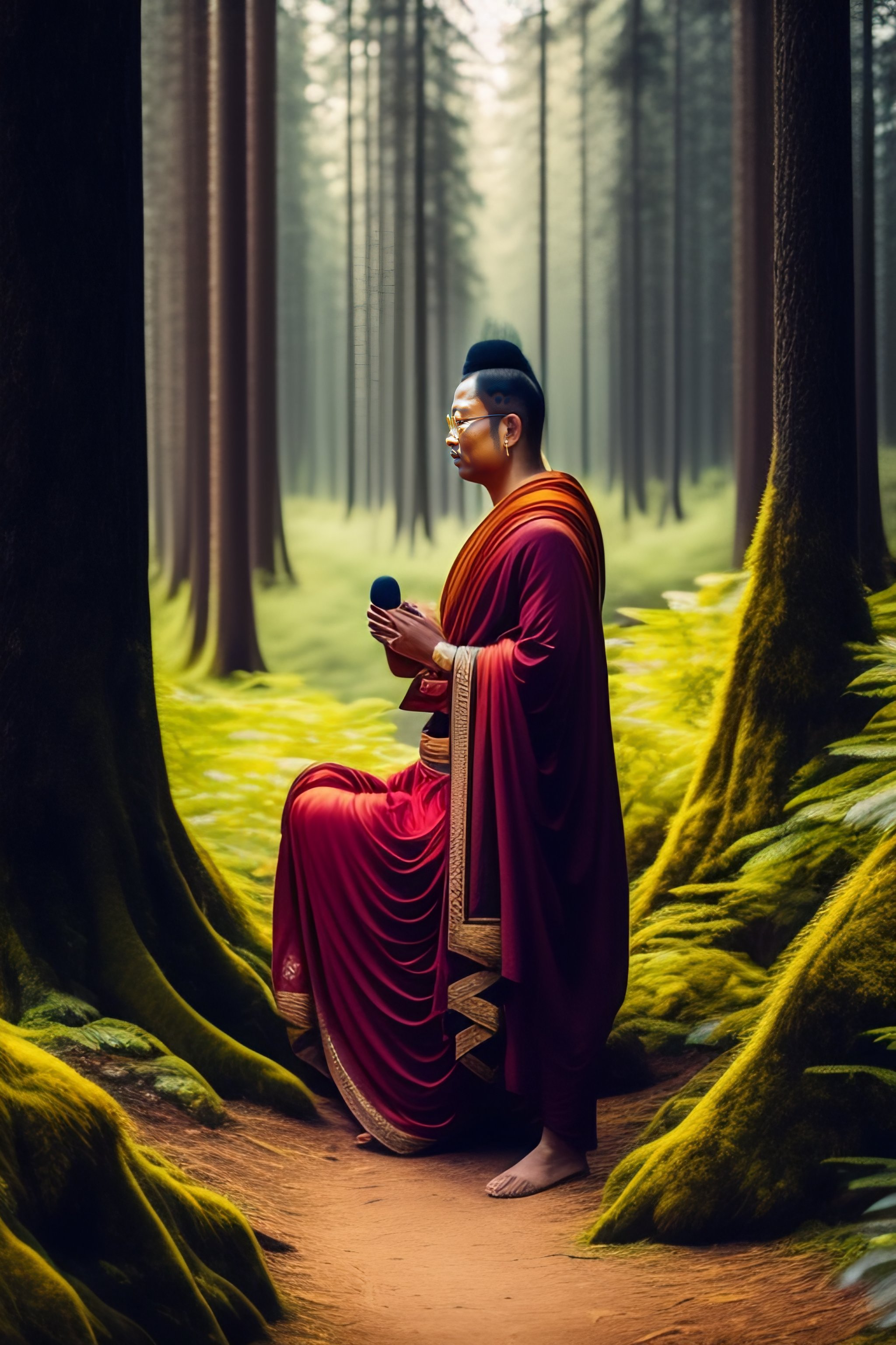 Lexica - Buddha preaching in the forest