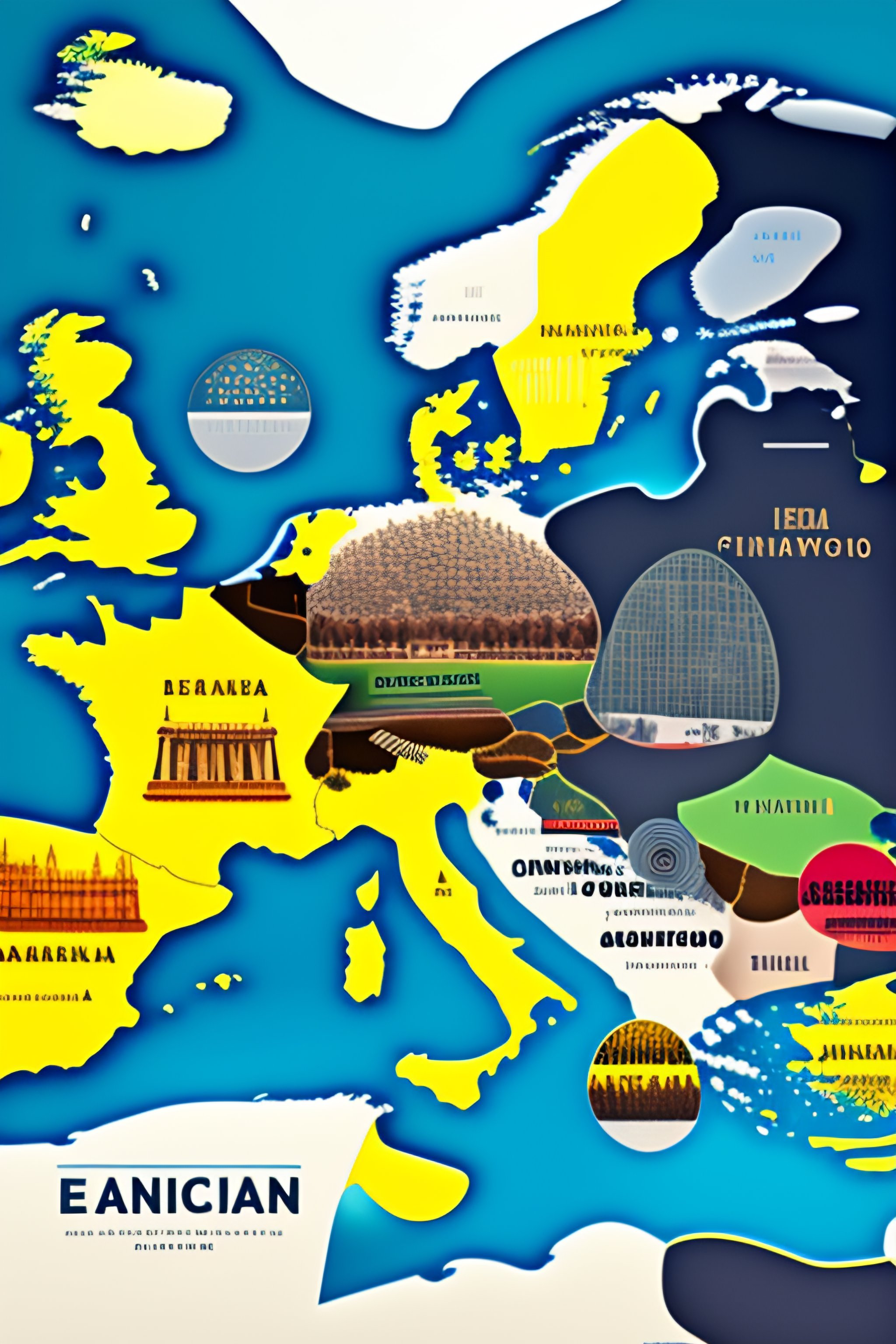 Lexica - Map of a european city