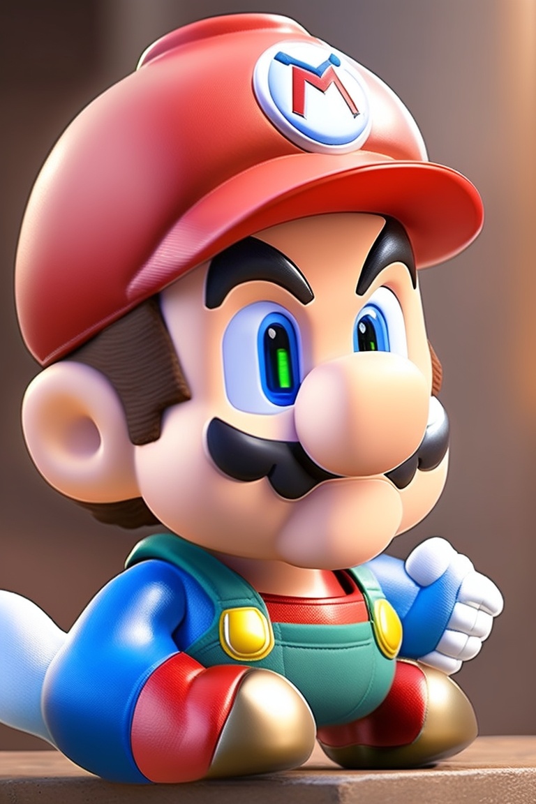 Lexica - Introducing the ultimate hyper-realistic toy: Super Mario ...