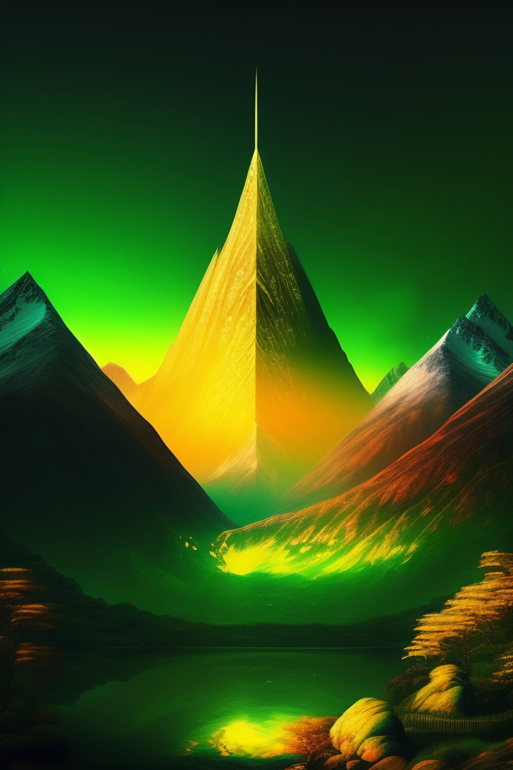 Lexica - A trippy background, lord shiva on the peak of a emerald green ...