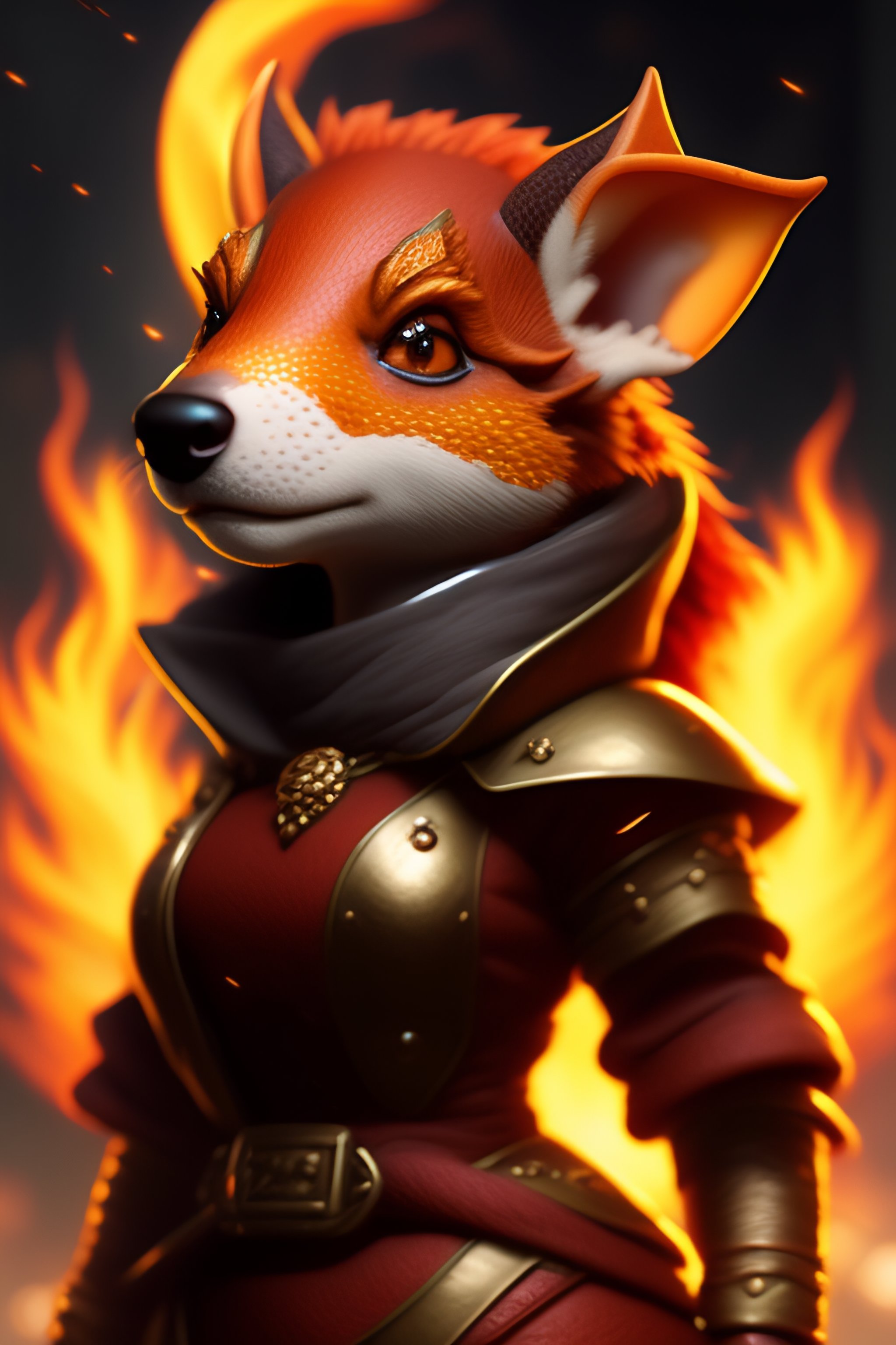 Lexica - Female fire kobold