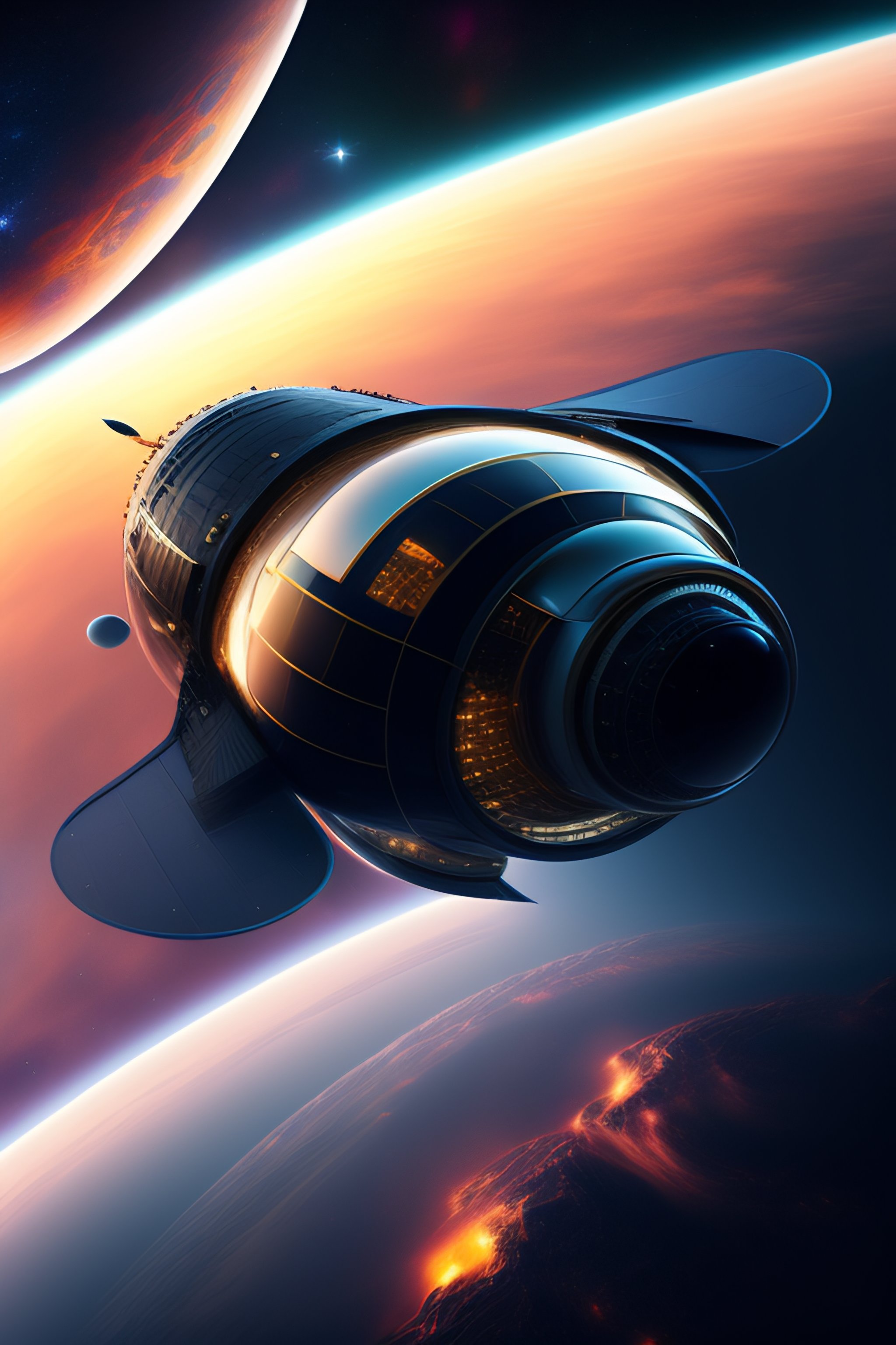 Future Spaceships Wallpaper