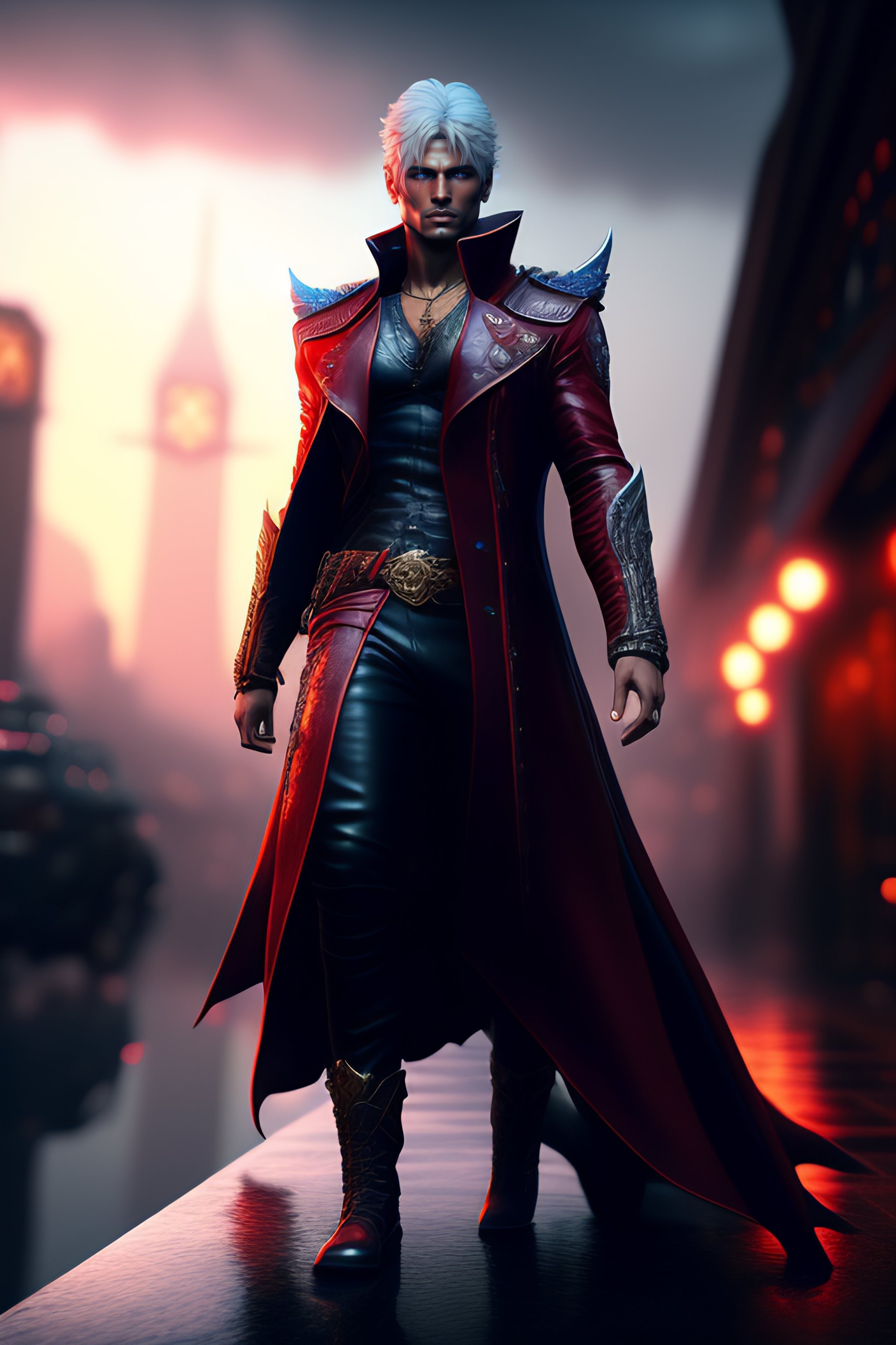 Lexica - Photography of dante from devil may cry, hyper realistic ...