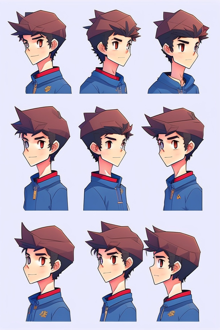 Lexica - Teenage boy, animation, anime style in front, one character ...