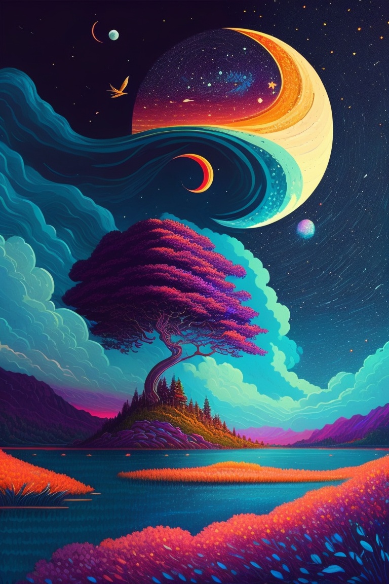 Lexica - Swirling Illustrations by James R. Eads Explore, motion, vivid ...