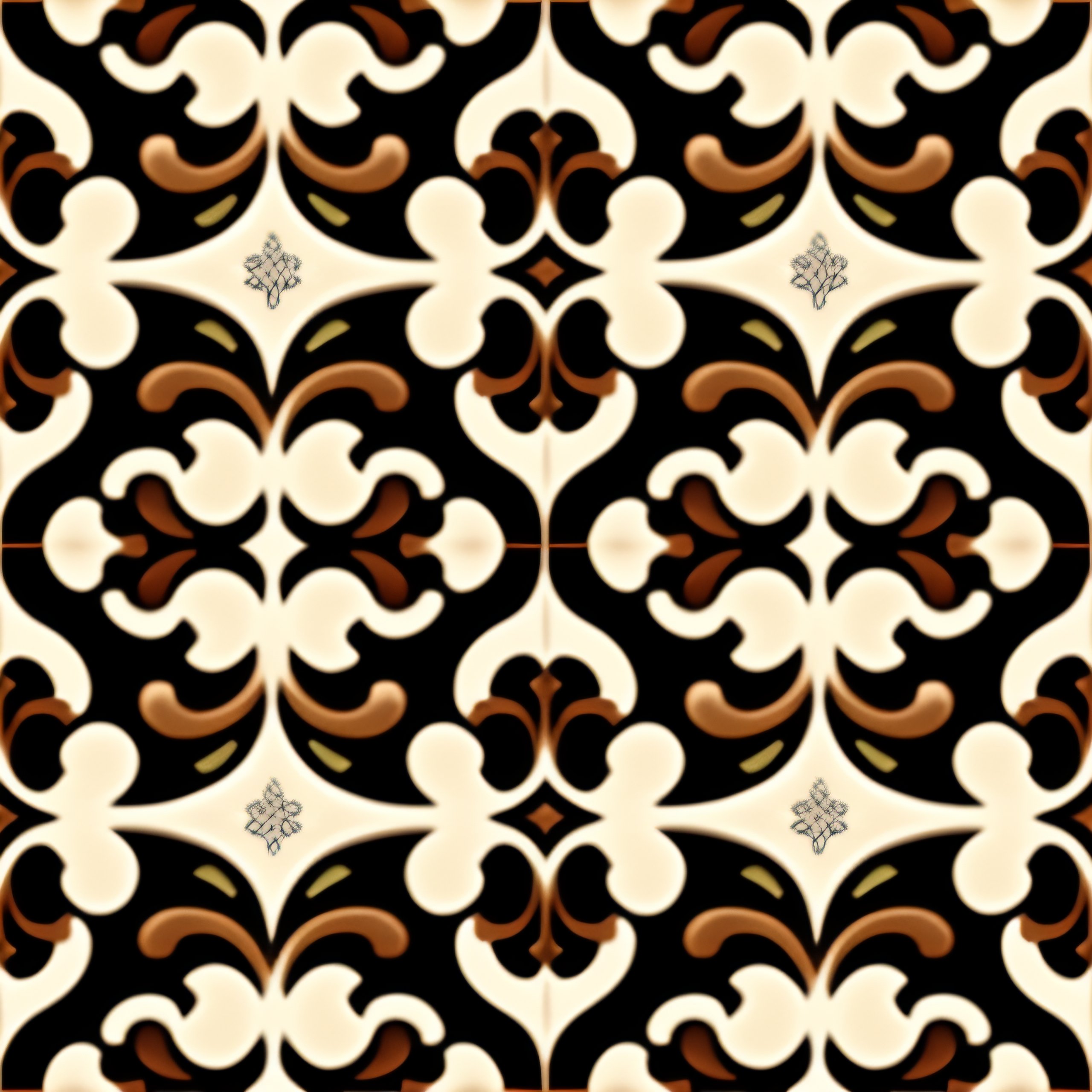 Lexica - Seamless repeatable tile pattern with Scandinavian gnomes